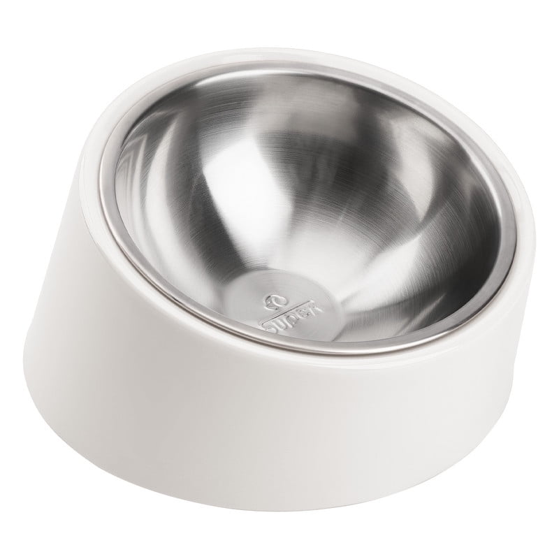 SuperDesign Mess Free 15° Slope Bowl for Dogs and Cats, Tilted Angle ...