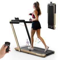 Goplus 1HP Home Fitness Under-Desk Walking Treadmill for Cardio ...