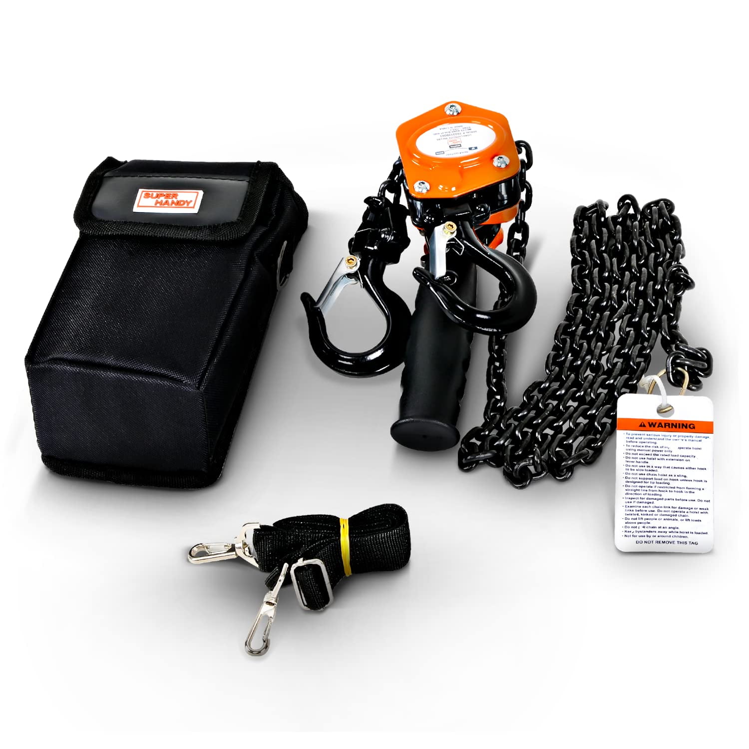 SuperHandy 1/4T 5ft. Mini Lever Hoist - Walmart.com