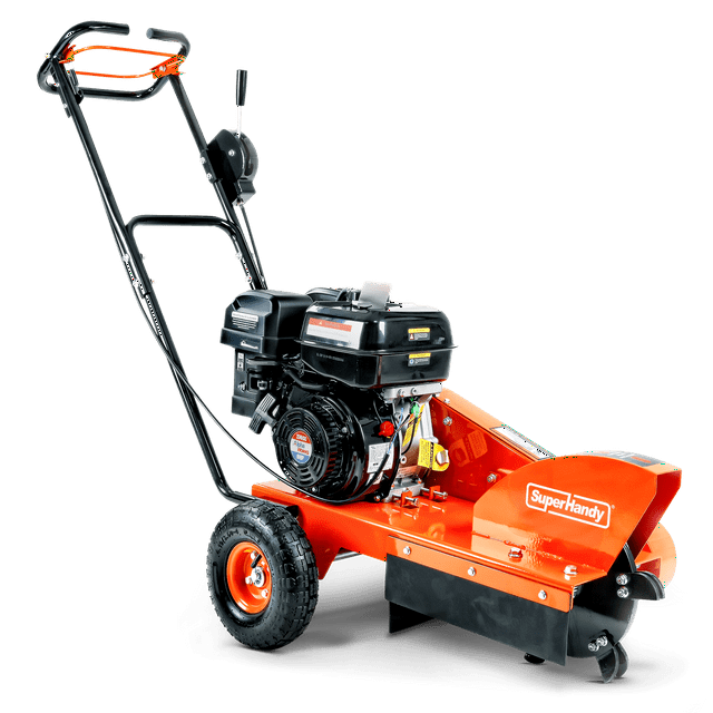 SuperHandy 9HP Gas Stump Grinder, 12-Inch Cutting, 6 Carbide Teeth ...