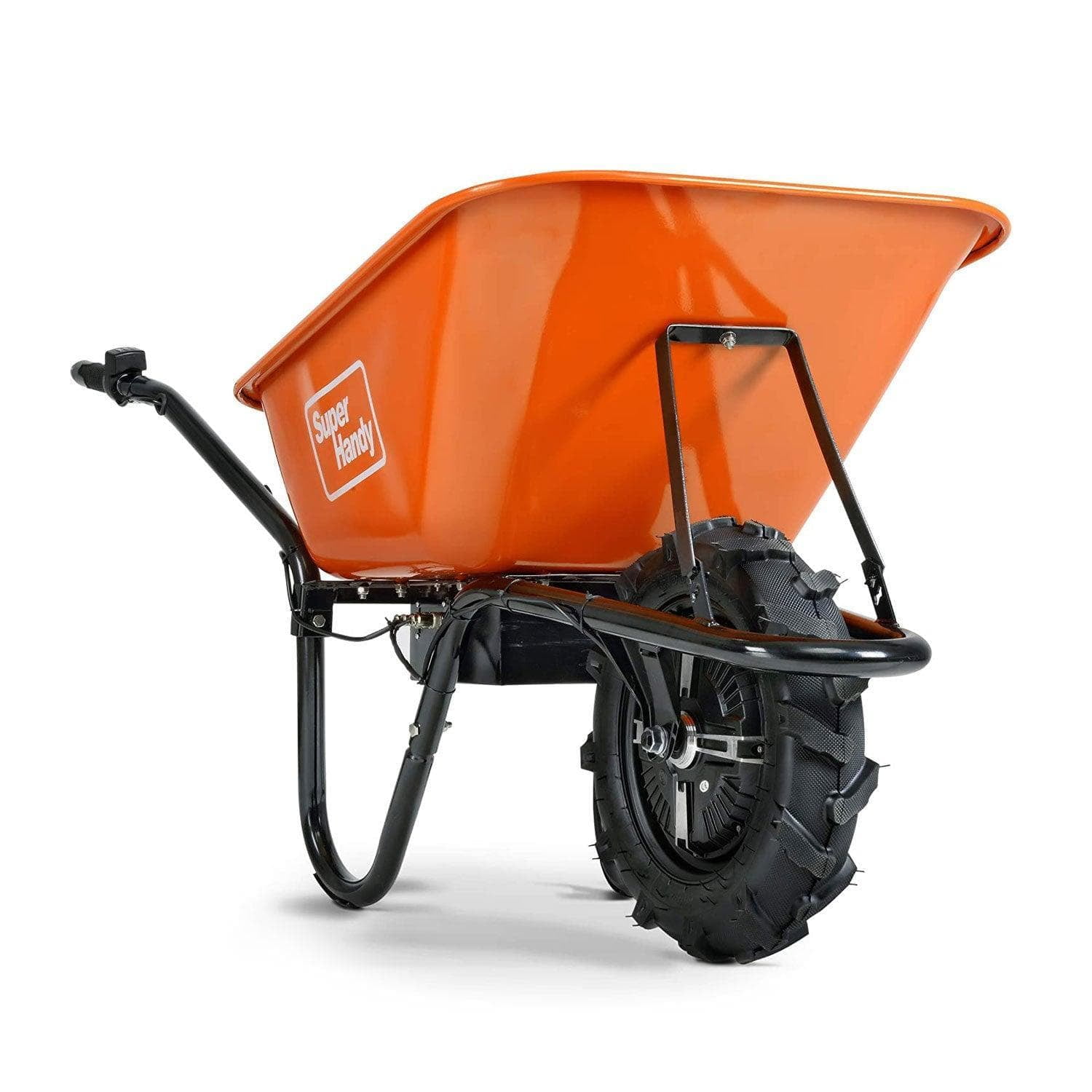 SuperHandy Electric Self-Propelled Wheelbarrow - 24V 12Ah Battery ...