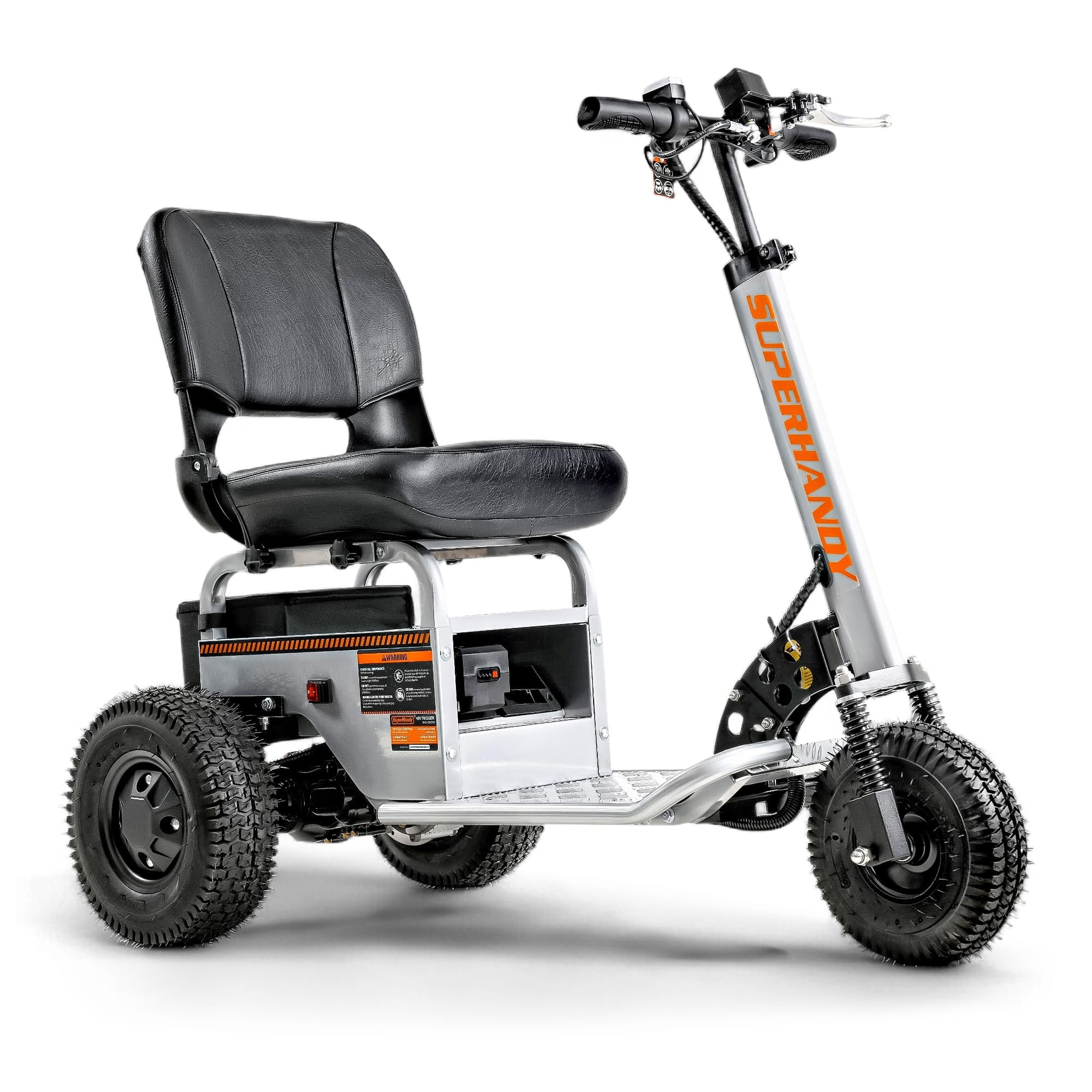 SuperHandy 48V Motorized Trailer Trolley - Electric, 1 Seater, 2600 lb ...