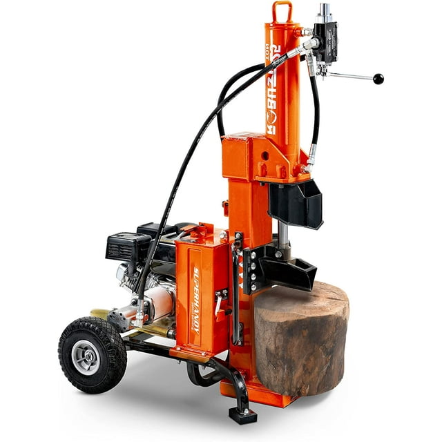 SuperHandy Gas-Powered Log Splitter - 7HP 209CC 25 Ton Hydraulic System ...