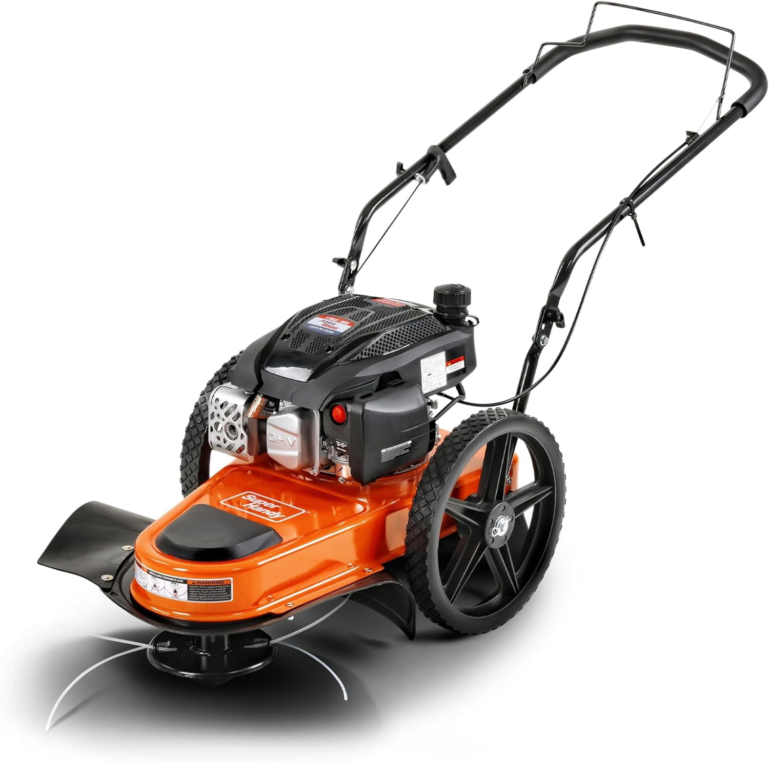 SuperHandy Gas String Trimmer - 170cc 4-Stroke Engine, 22" Wide Cut ...