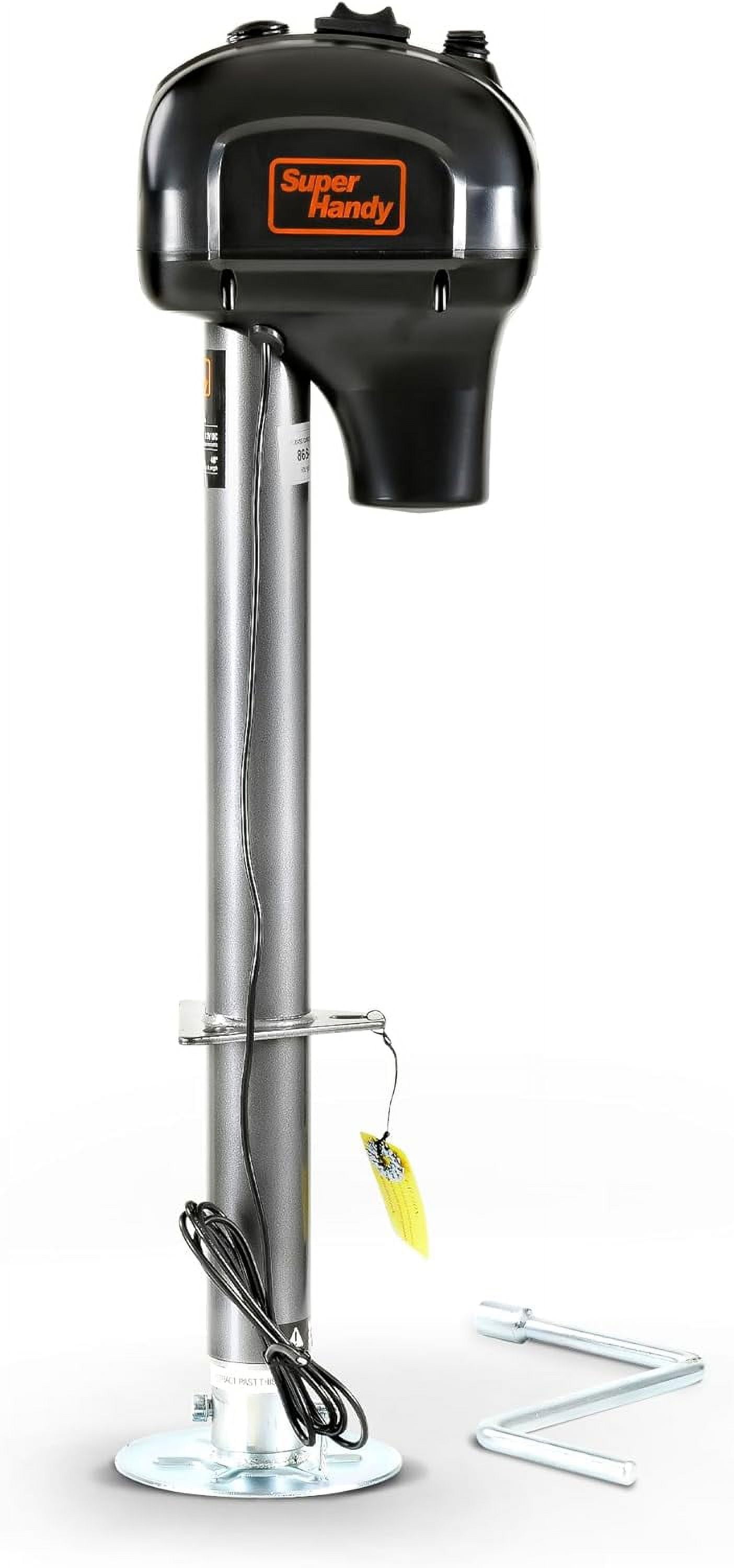 SuperHandy Heavy-Duty Electric Trailer Jack - 12V 7-Pin Trailer ...