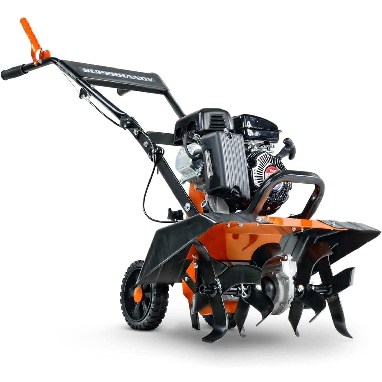 SuperHandy Heavy Duty Garden Tiller - 2.5HP Gas Engine, Adjustable ...