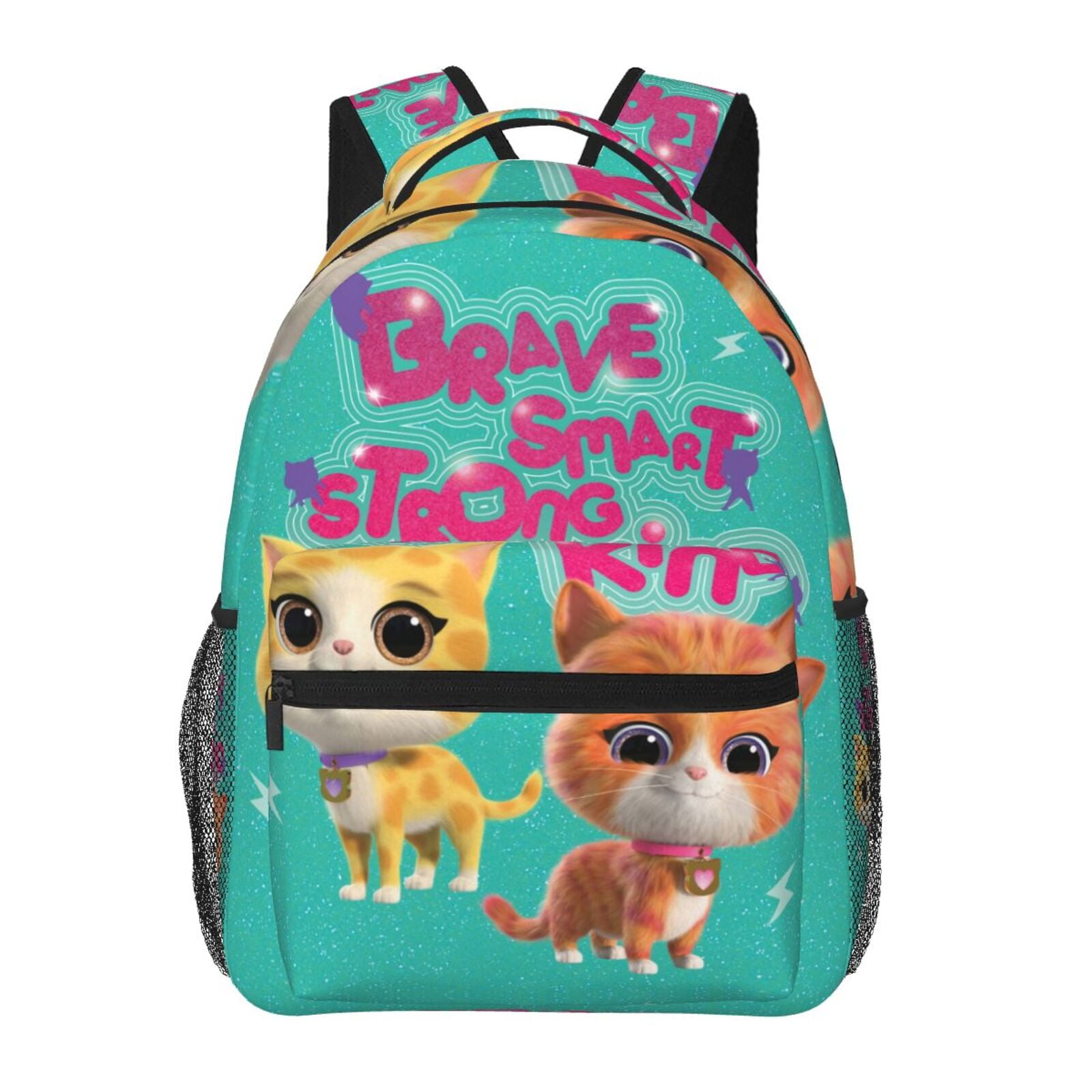 SuperKitties Backpacks Cute Cartoon Casual School Laptop Bag, College ...