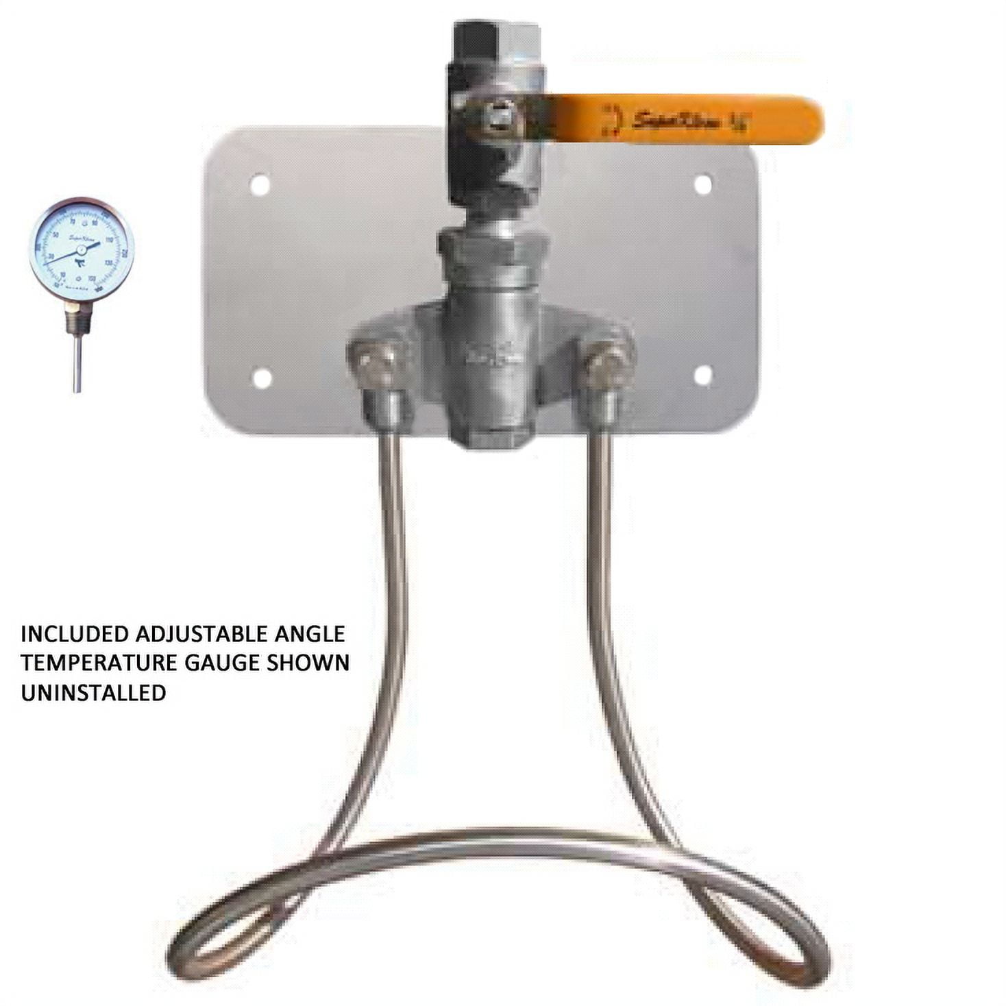 SuperKlean 6000BM-S-T Single Ball Valve Hot or Cold Water Station with ...