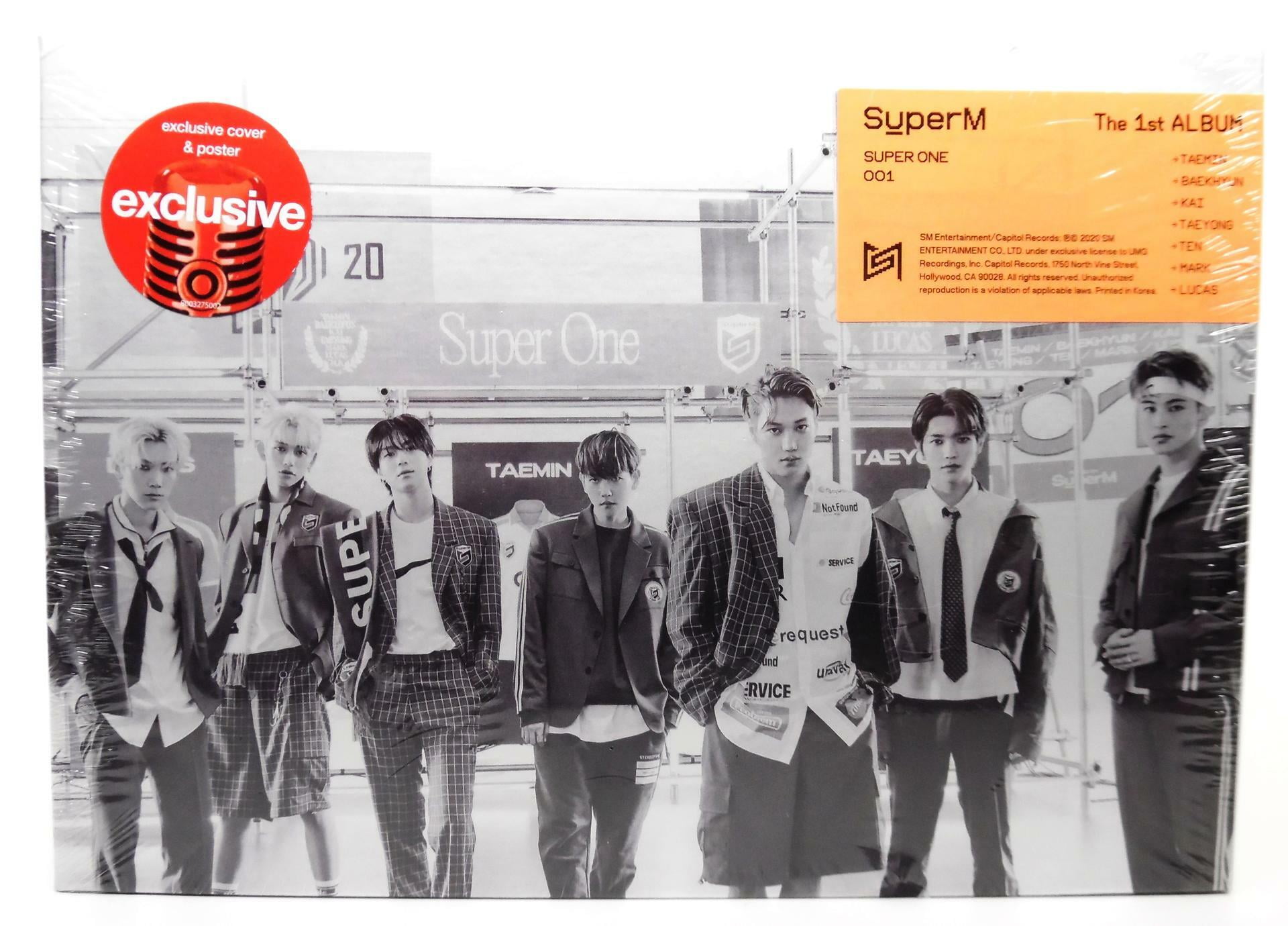 SuperM - The 1st Album 'Super One' (Group Version) (Exclusive CD Cover ...