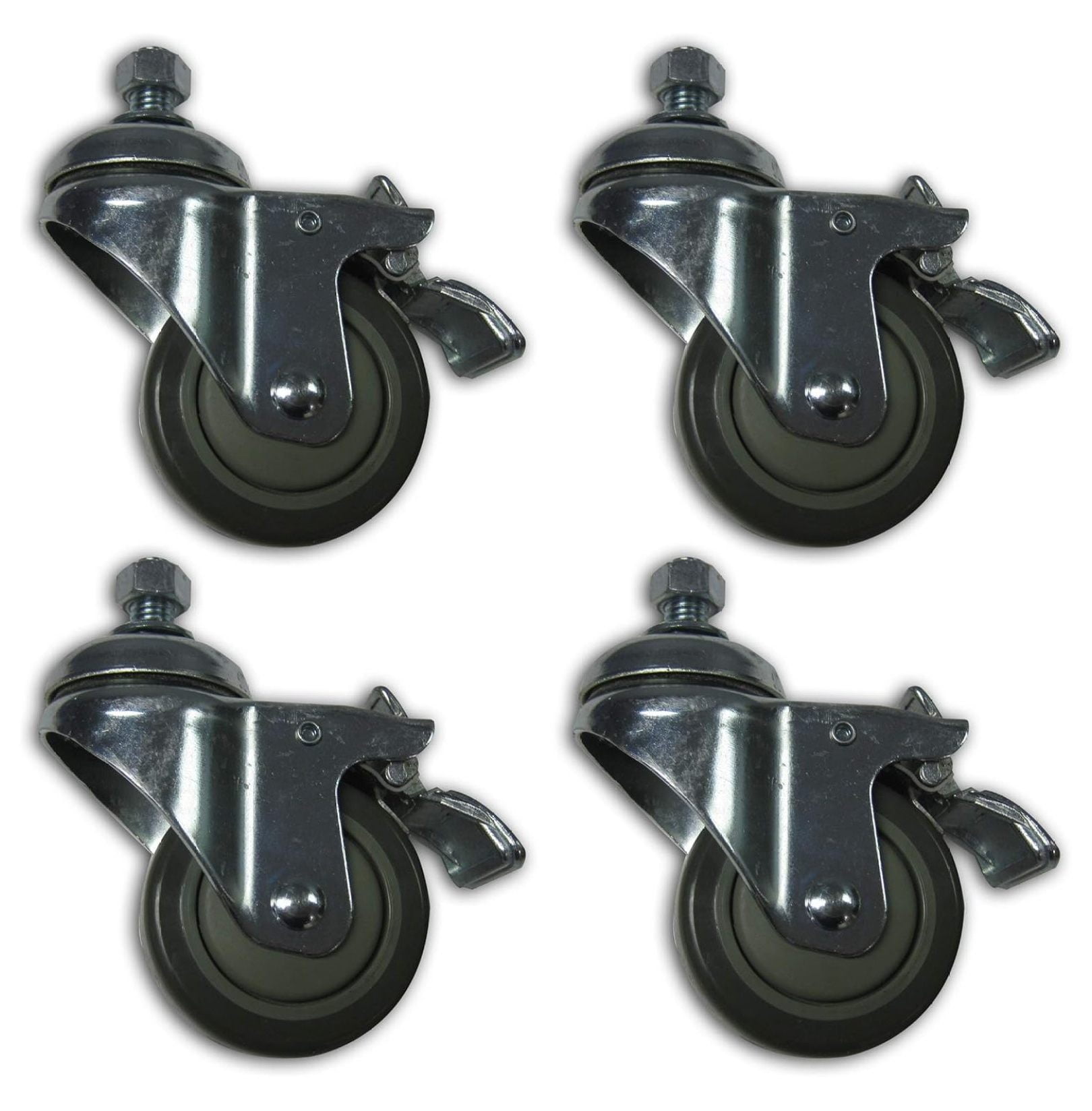 SuperMax Swivel Lock Casters - Heavy Duty 1000 lb Capacity - Foot ...