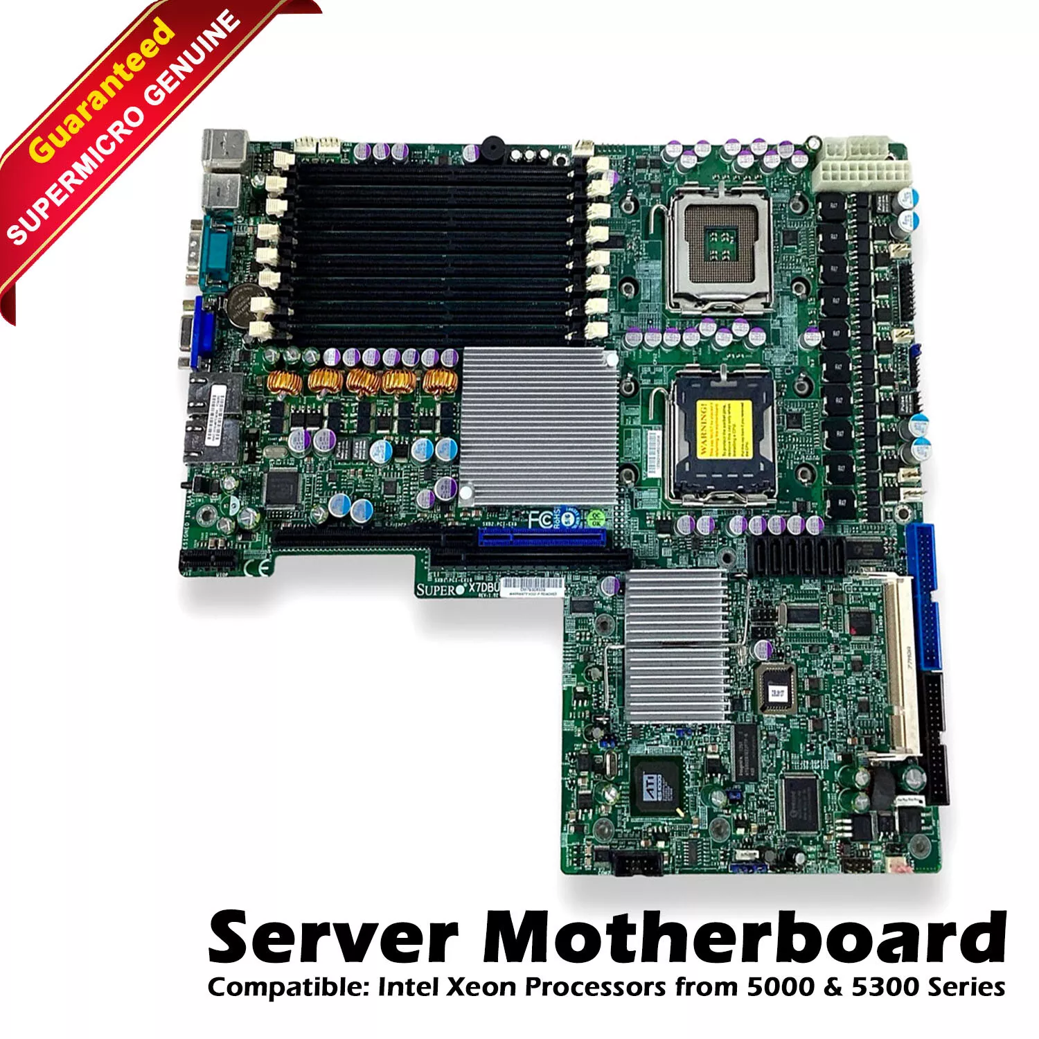 Pre-Owned SuperMicro X7DBU-A-IS018 Dual Intel Xeon LGA-771 ATX DDR2 ...