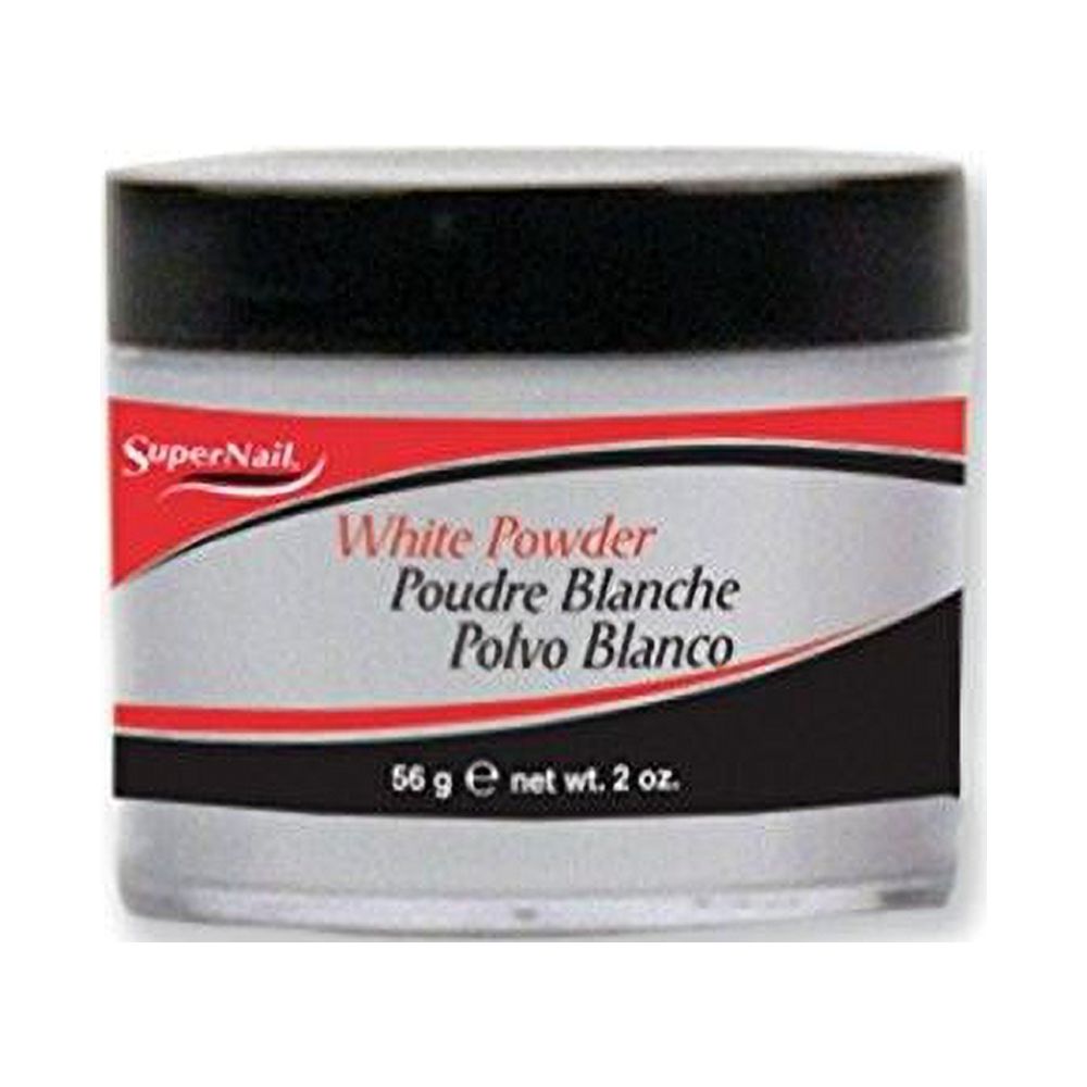 SuperNail Nail Acrylic Powder White 2 oz - Walmart.com
