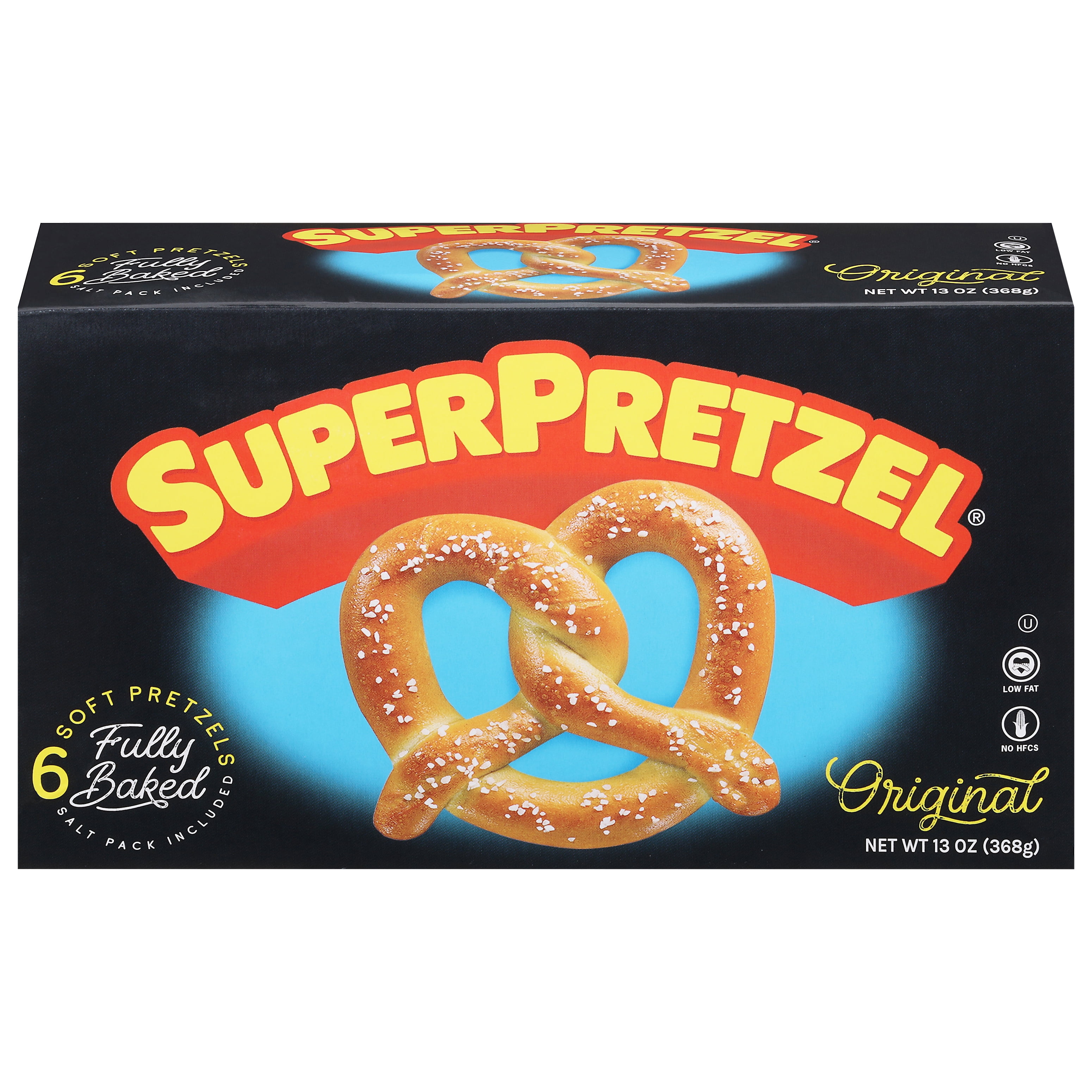 SUPERPRETZEL® - Soft Pretzels Original Frozen - 6 Count - Walmart.com