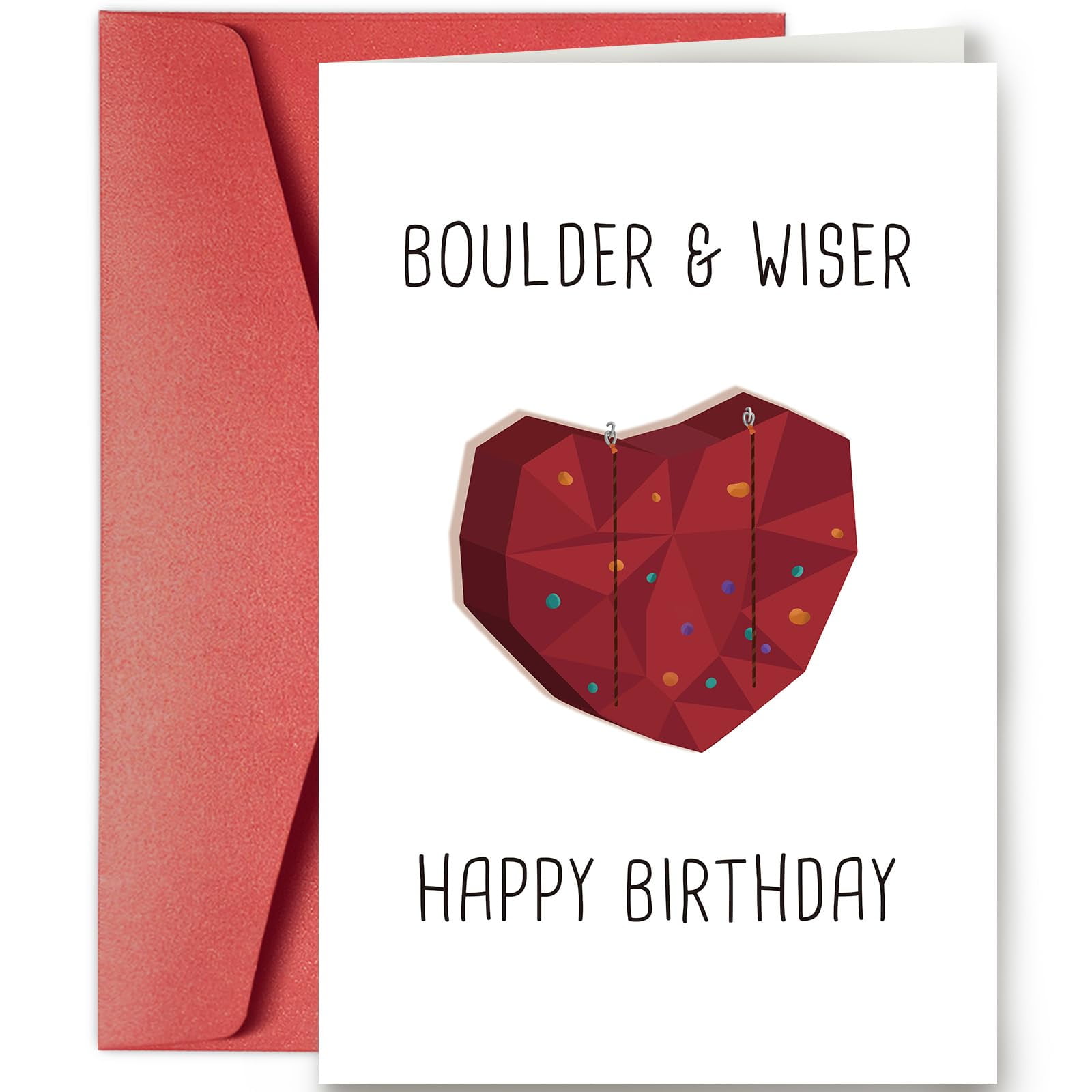 SuperShunhu Funny Climber Birthday Card, Birthday Gift for Climbing ...