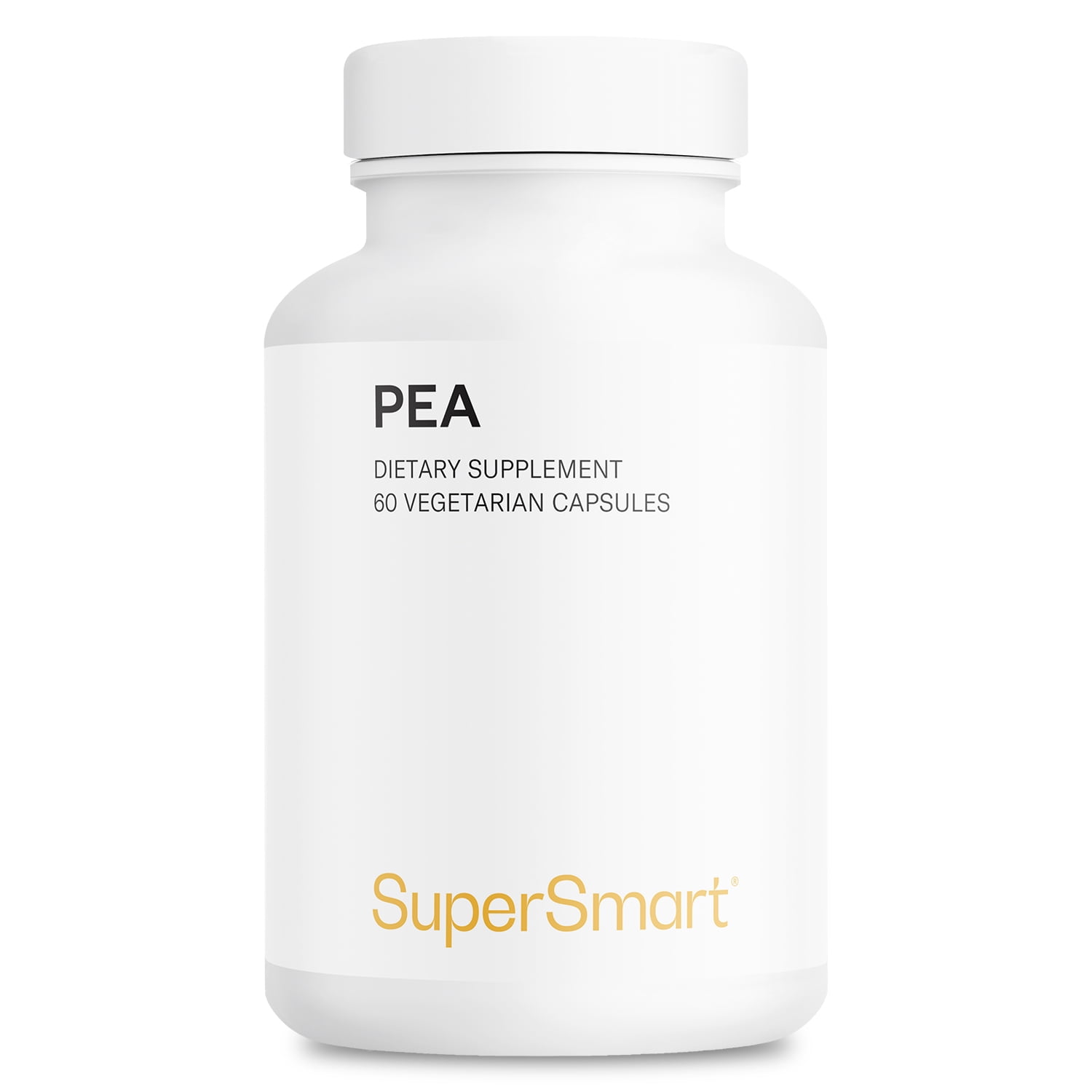 Supersmart PEA 1200mg - Anti-Inflammatory, Non-GMO, Gluten Free, 60 ...