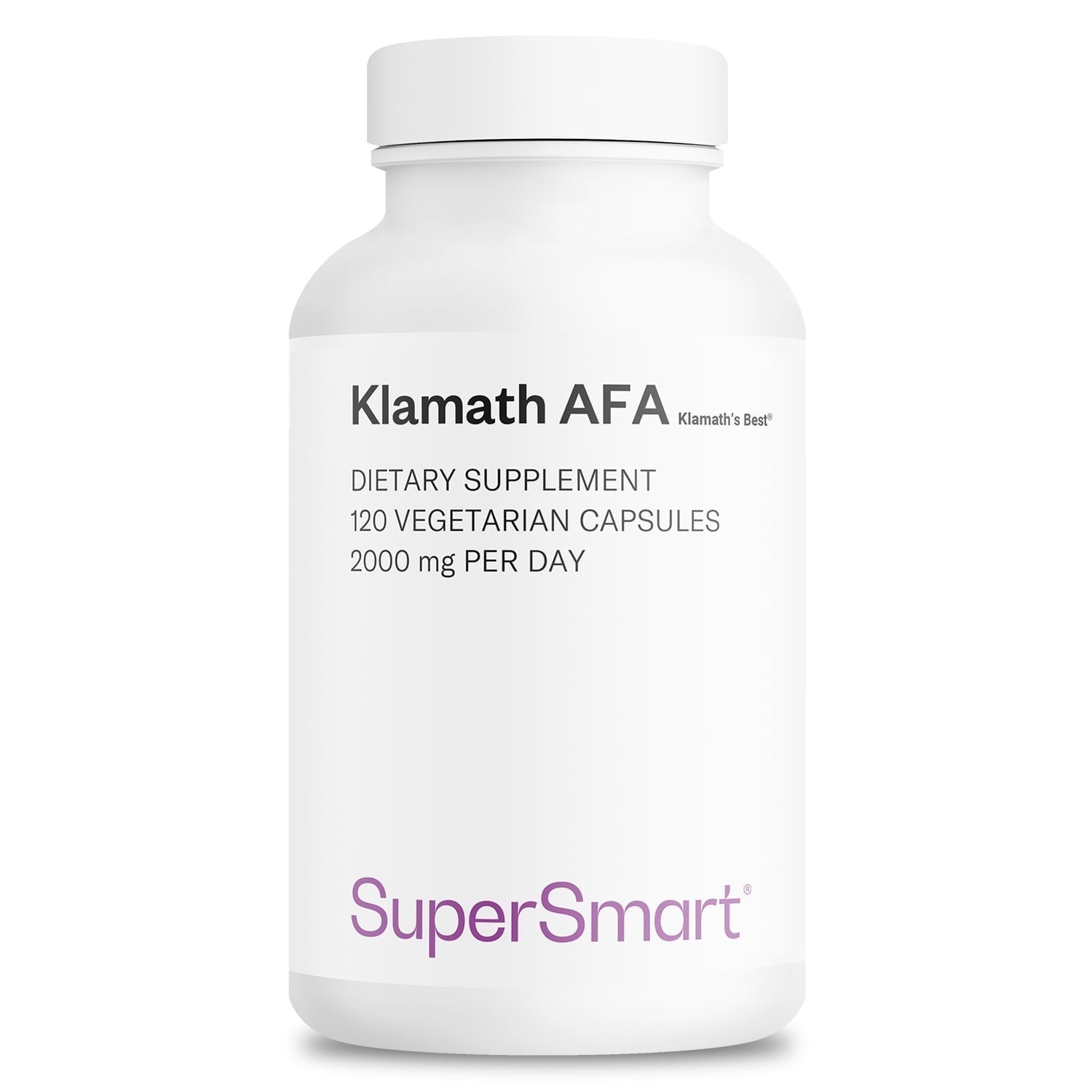 SuperSmart - AFA Extract 1000 mg per Day - Blue Green Algae - Nervous ...