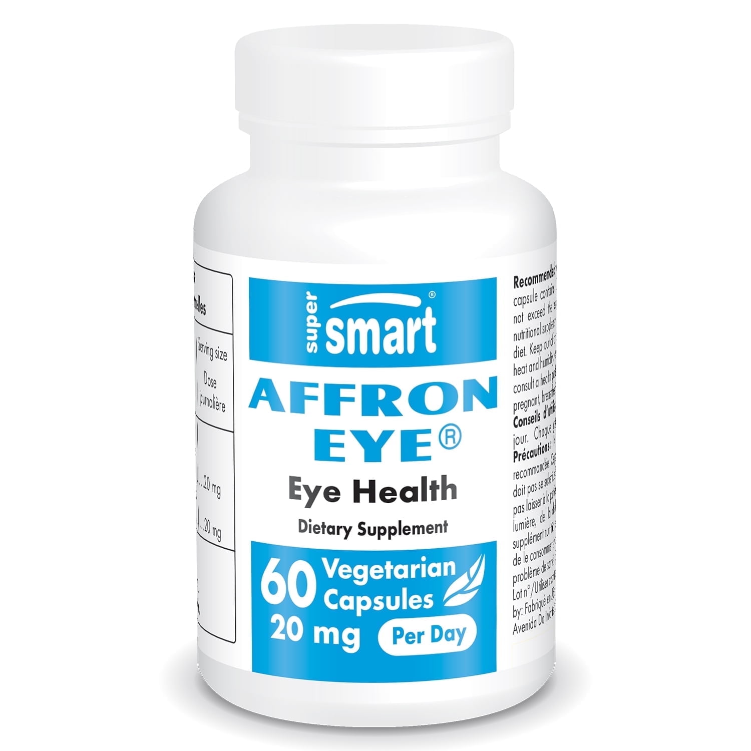 Supersmart Affron Eye - Eye Health & Antioxidant Saffron 20mg ...