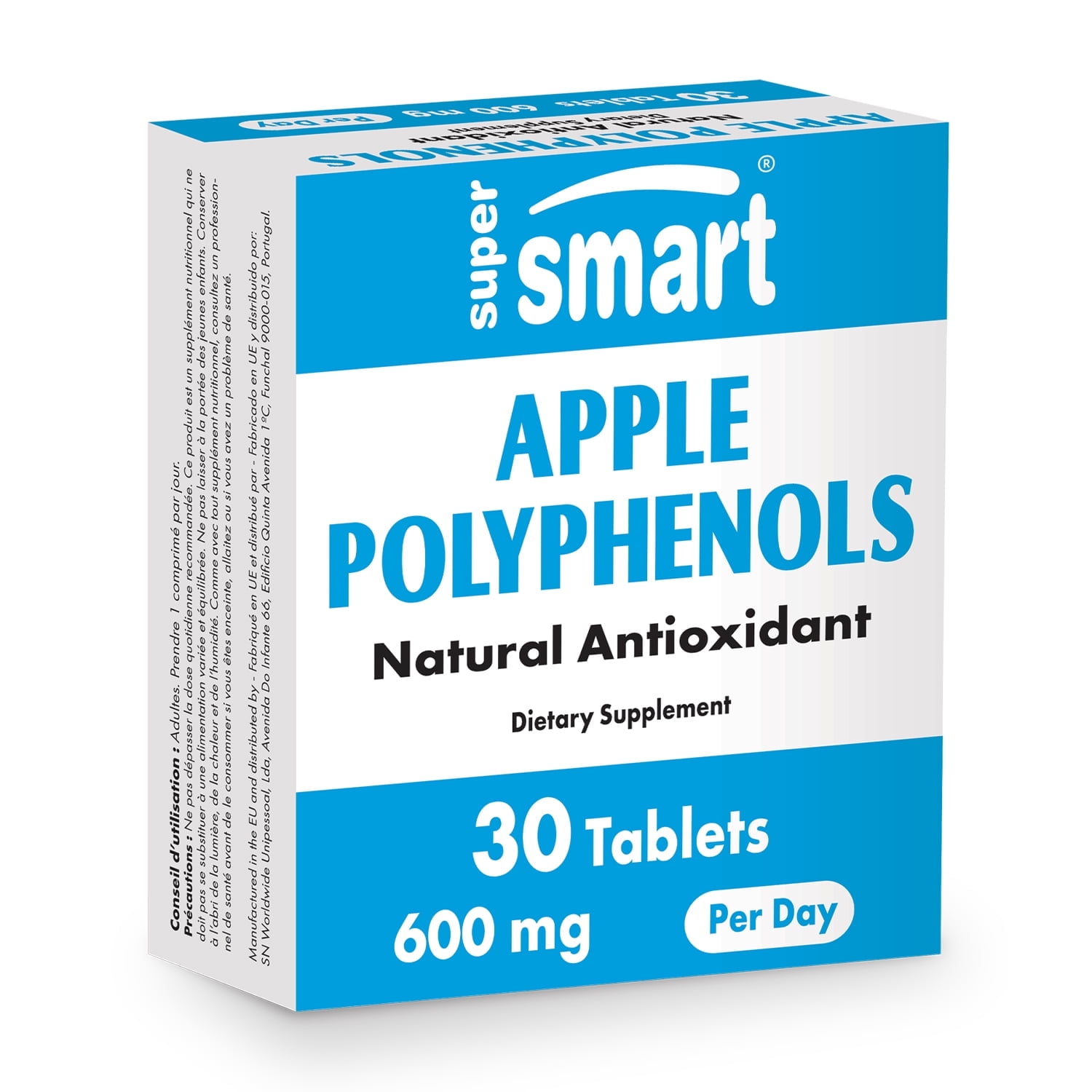 SuperSmart - Apple Polyphenols Supplement 600 mg per Day - Apple ...