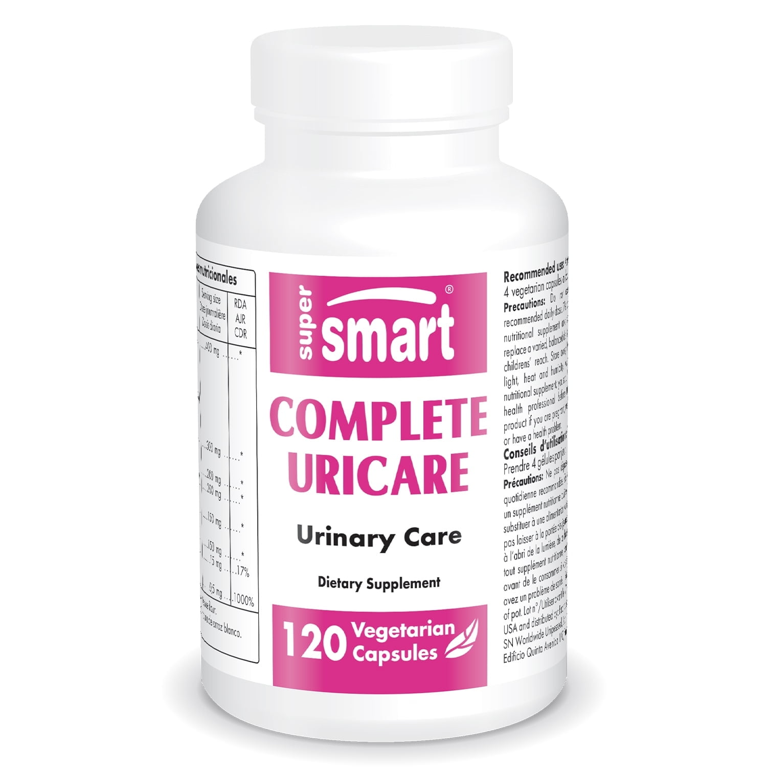SuperSmart - Complete Uricare (Go-Less) - with D-Mannose, Pumpkin Seed ...