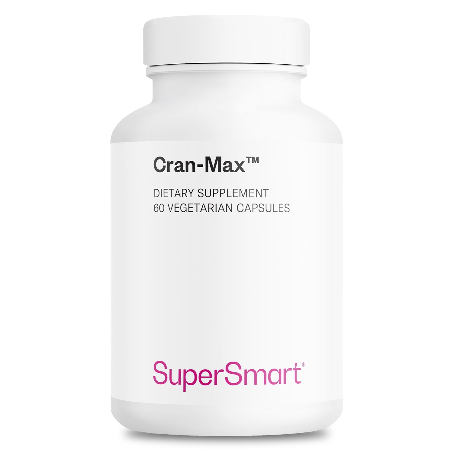 SuperSmart - Cran-Max 500mg per Day (Patented) - Cranberry Supplement ...