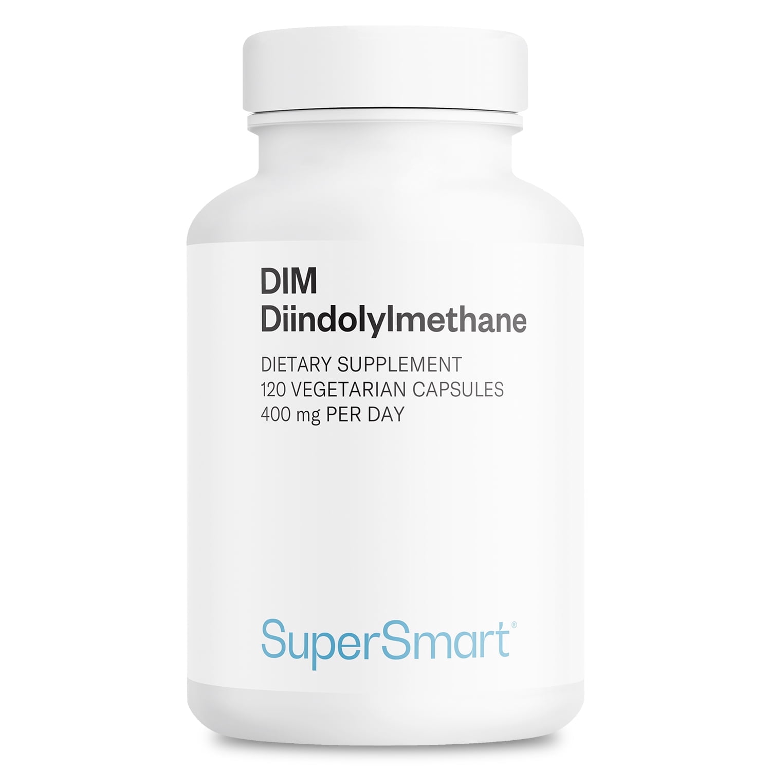 SuperSmart - DIM Supplement 400mg per Day (Diindolylmethane) - Natural ...