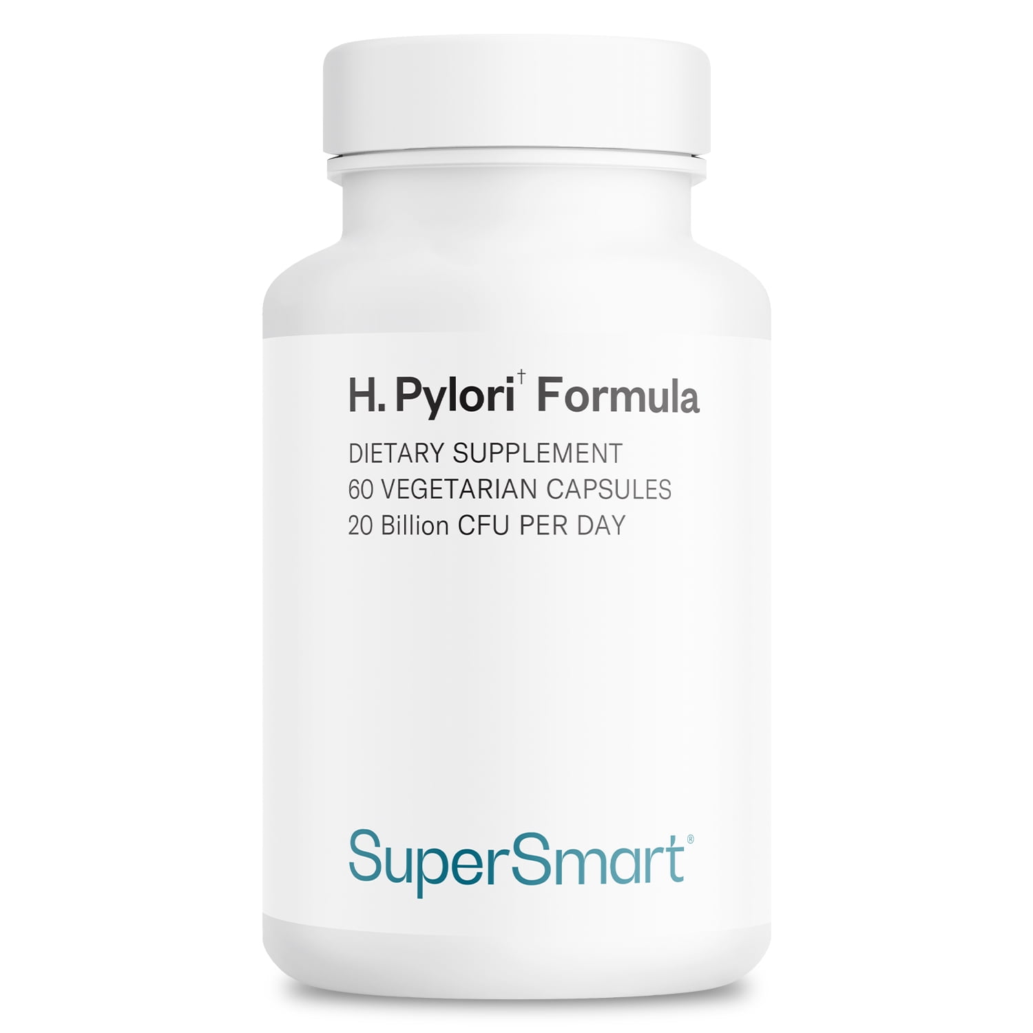 SuperSmart H. Pylori Formula - 20 Billion CFU Probiotic Supplement ...