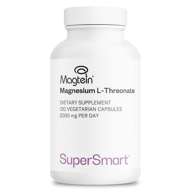 SuperSmart - Magnesium L-Threonate (Magtein) 2000 mg per Day | Non-GMO ...