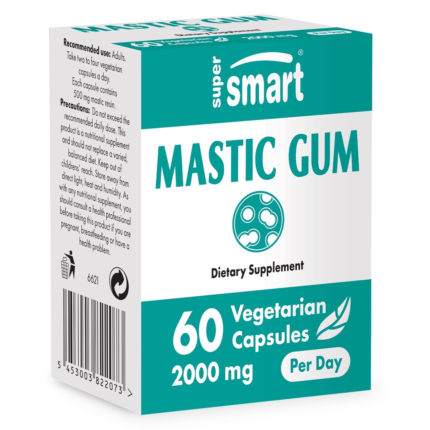 Supersmart Natural Mastic Gum Pills - H. Pylori & Bad Breath Treatment ...