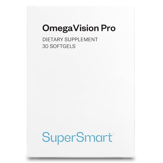 SuperSmart OmegaVision Pro - Patented Eye Vitamins with FloraGLO Lutein ...