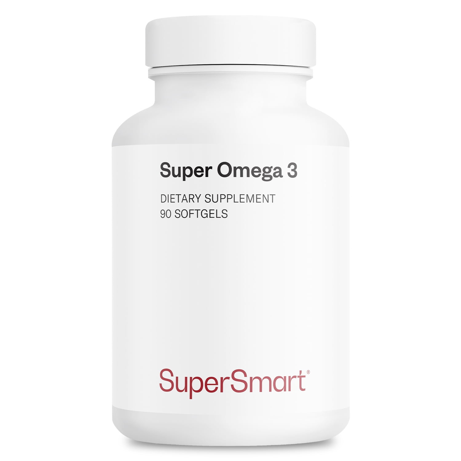 Supersmart Omega 3 Supplement, 1500mg EPA and DHA Fatty Acids, Fish Oil ...