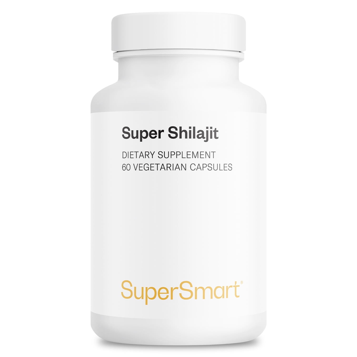 Supersmart 500mg Shilajit Supplement, 60% Fulvic Acid, 60 Veggie ...