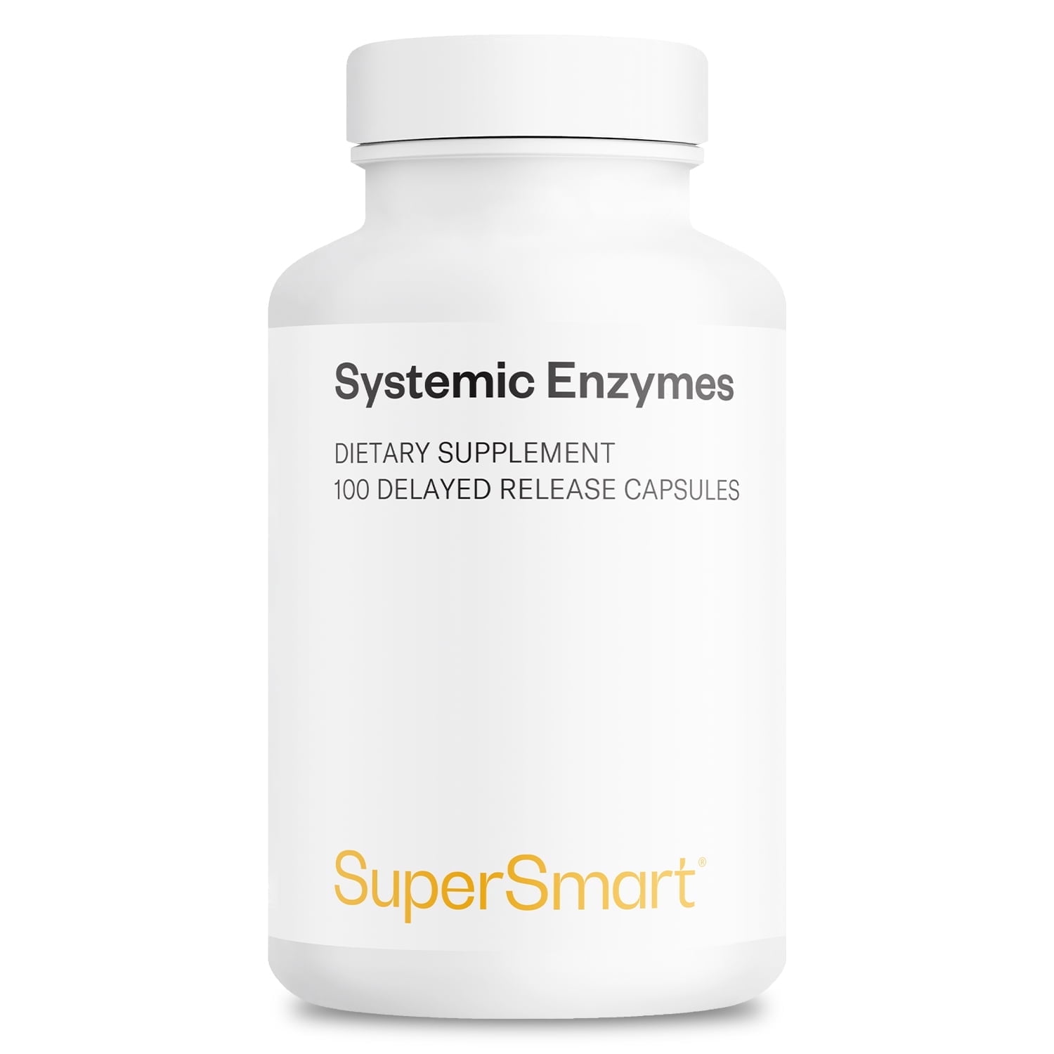 SuperSmart Systemic Enzymes (High Potency) - with Bromelain, Protease ...