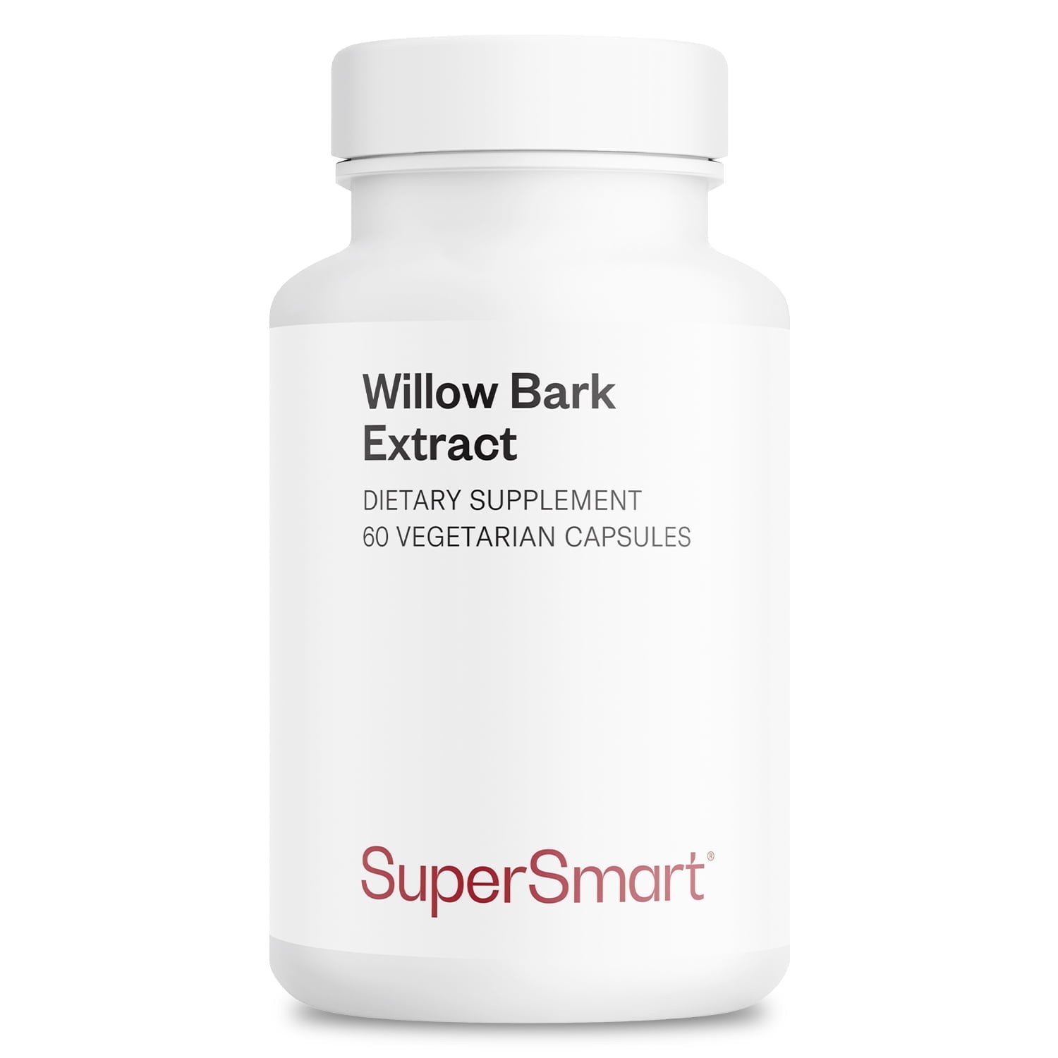 SuperSmart Willow Bark Extract 530mg per Day (High Potency) - 15% ...