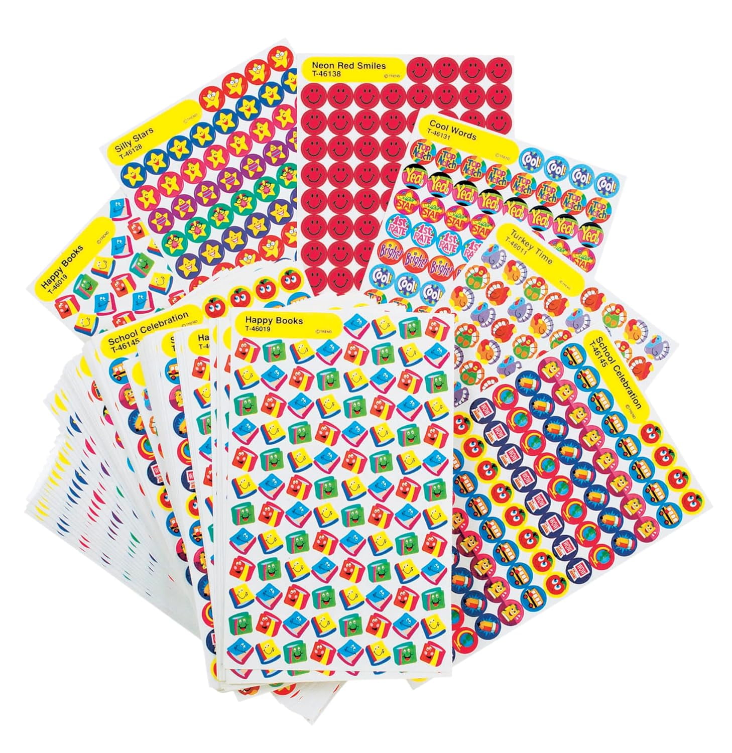 SuperSpots SuperShapes Stickers Assortment Pack, 9000 Stickers - Walmart.com
