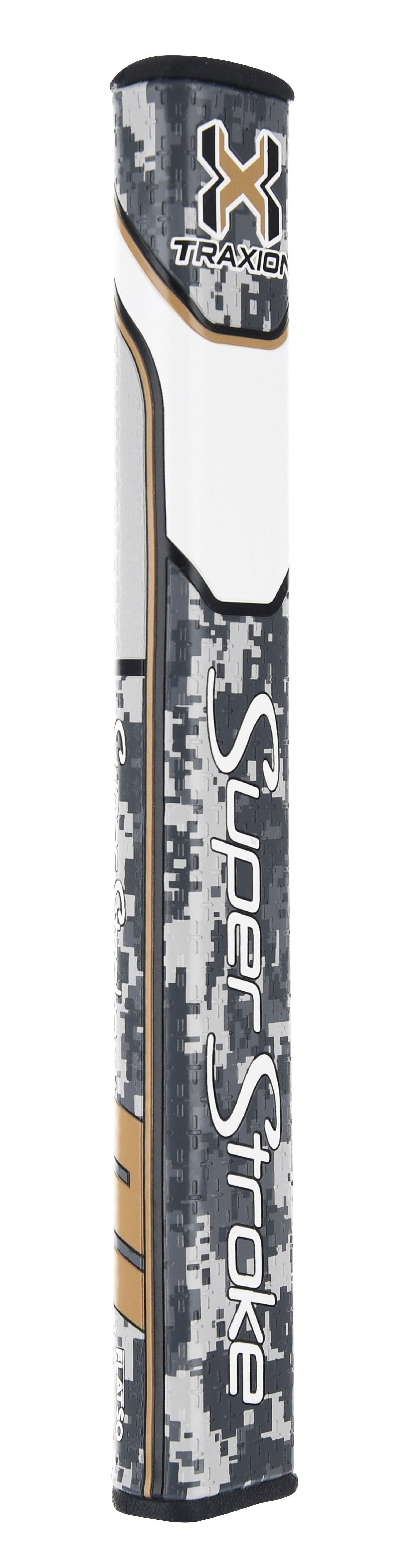 SuperStroke Traxion Flatso Golf Putter Grip, Digi Camo/Tan (Flatso 3.0 ...