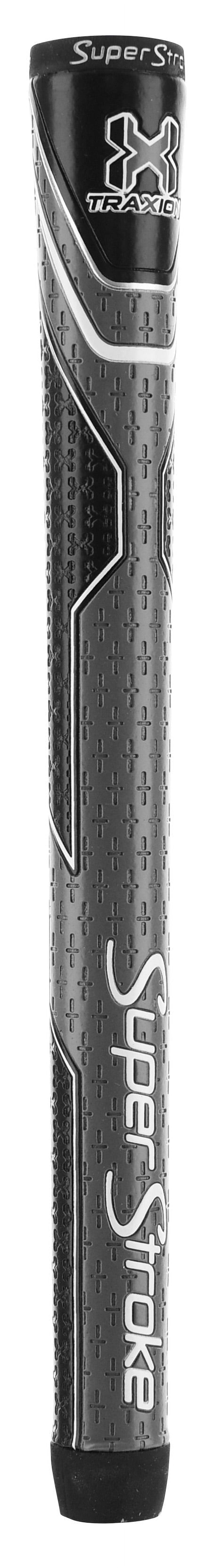SuperStroke Traxion Tour Golf Club Grip, Black/Gray(Oversize ...