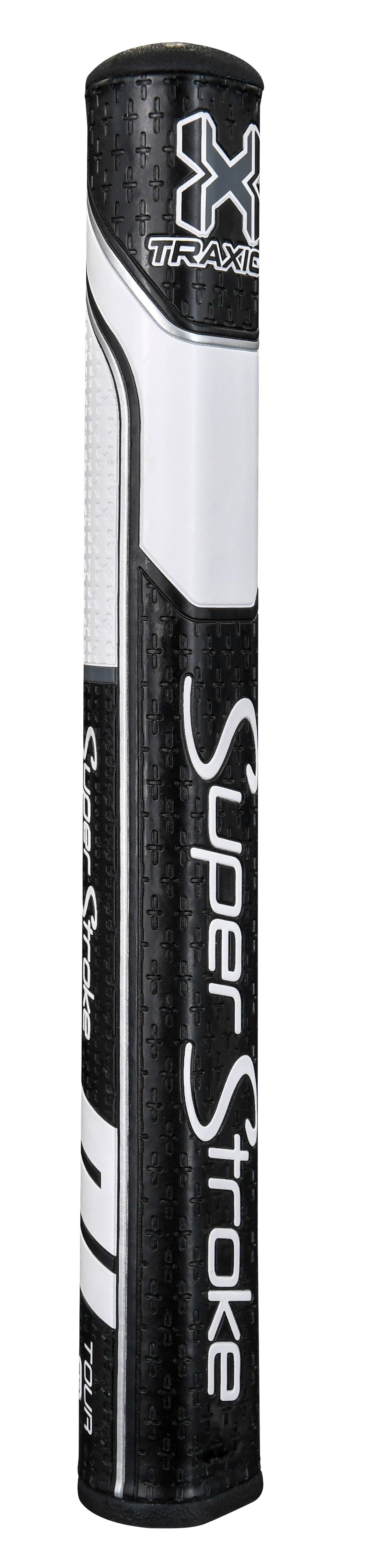 SuperStroke Traxion Tour Golf Putter Grip, Black/White (Tour 3.0 ...