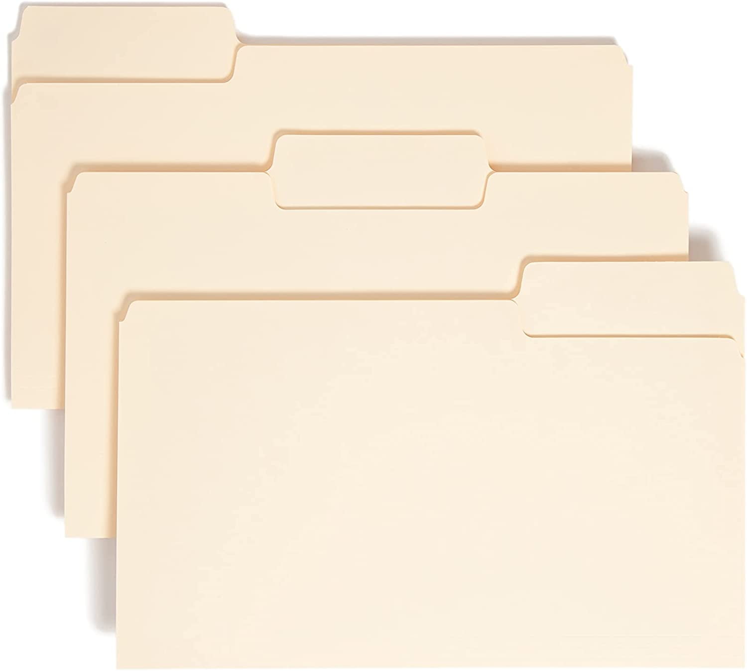 SuperTab File Folder, Oversized 1/3-Cut Tab, Legal Size, Manila, 100 ...