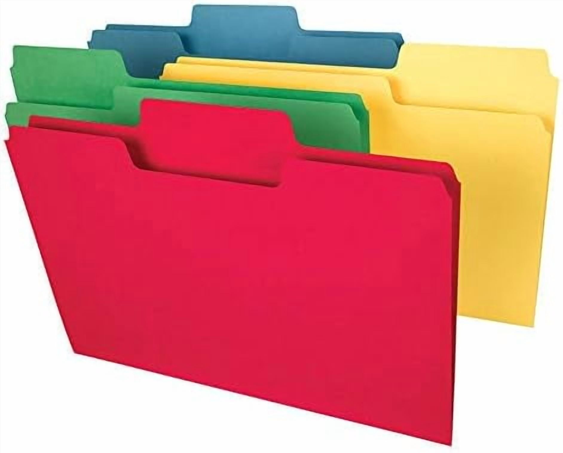 SuperTab Heavyweight File Folder, Oversized 1/3-Cut Tab, Legal Size ...