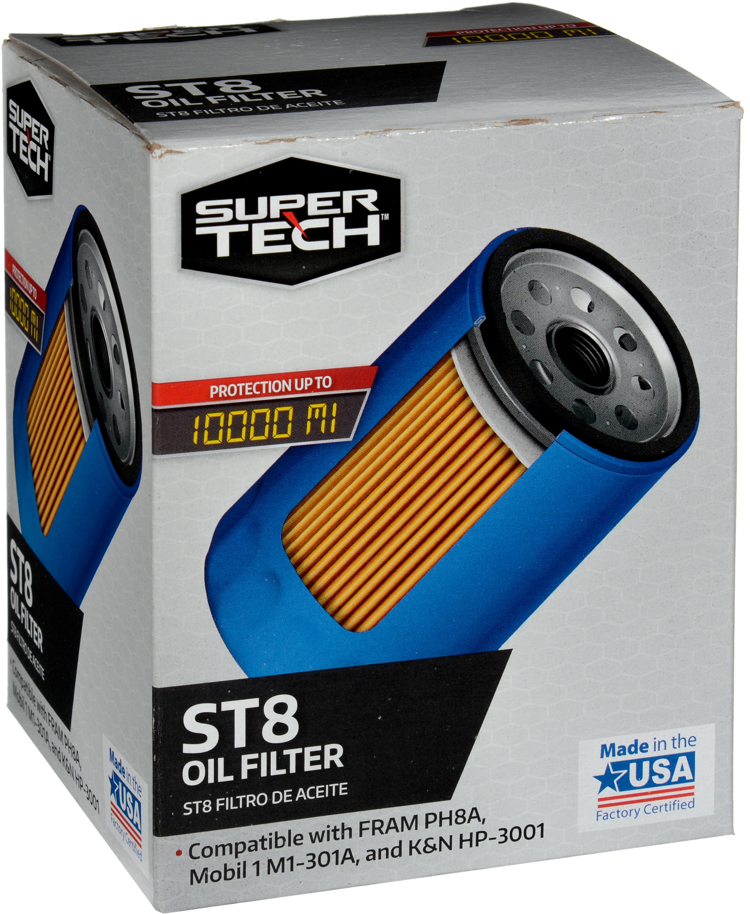 SuperTech ST8 4" Spin-on Oil Filter - Walmart.com