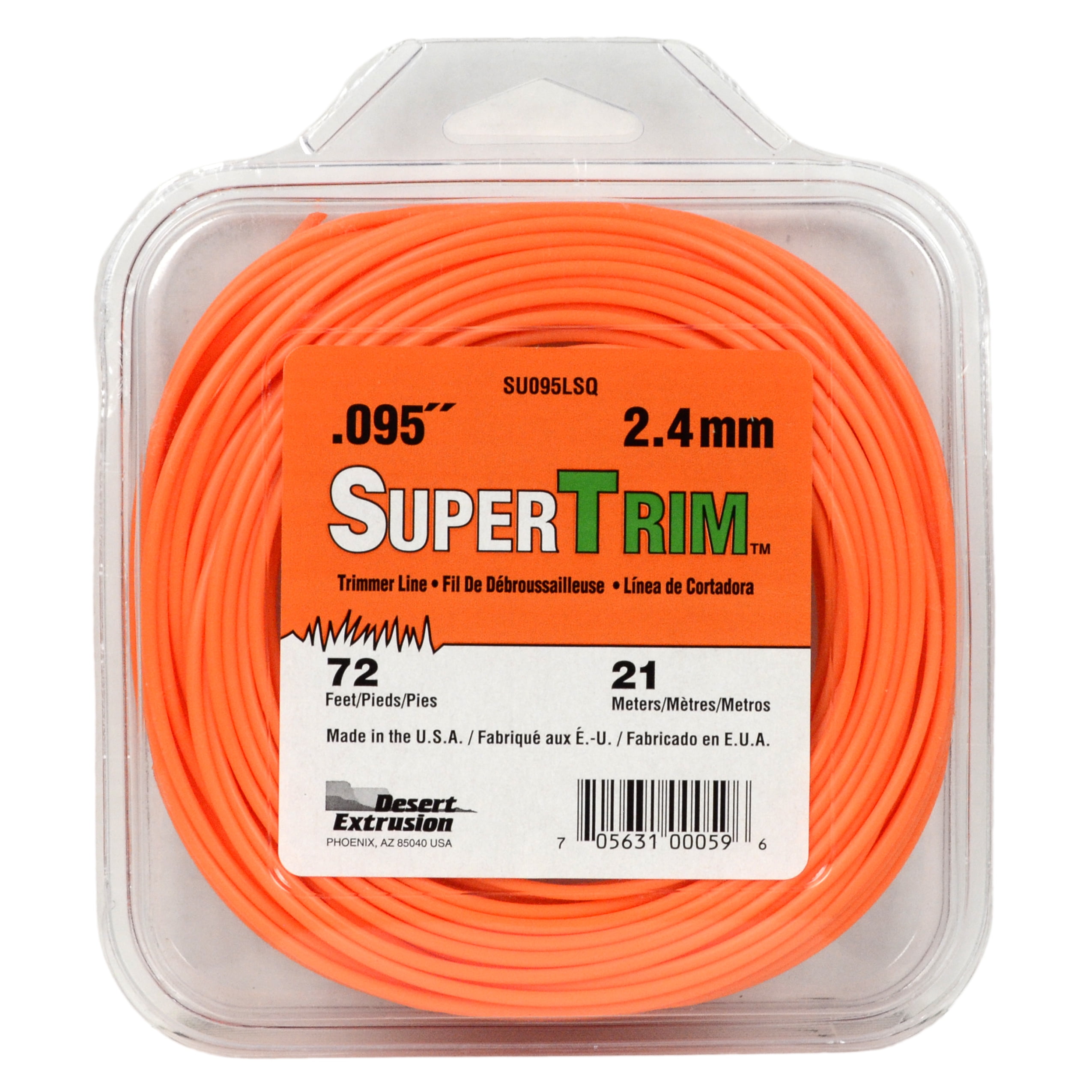 SuperTrim 0.095-inch Orange Commercial String Trimmer Line 72 ft ...