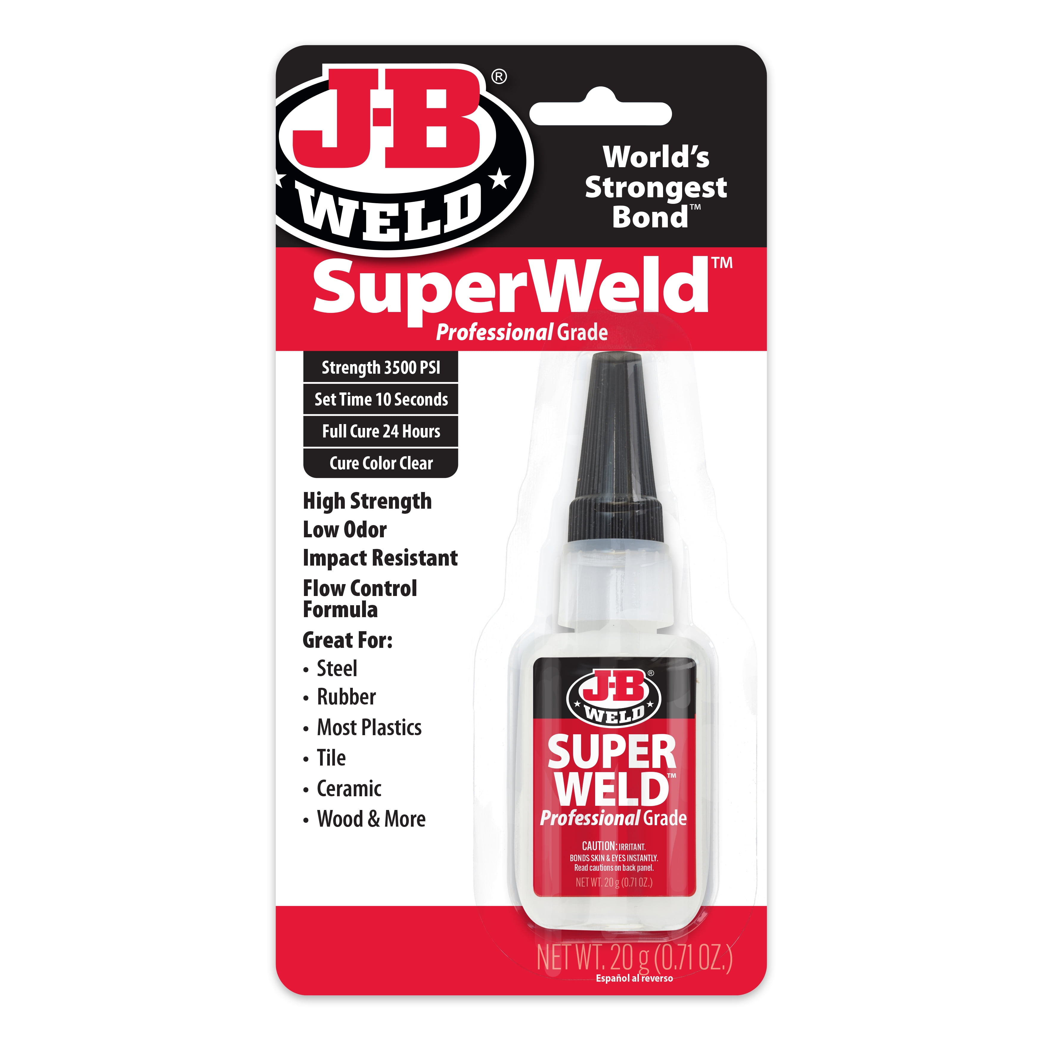J-B Weld Super Weld Instant Multi-Surface Adhesive 20 g - Walmart ...