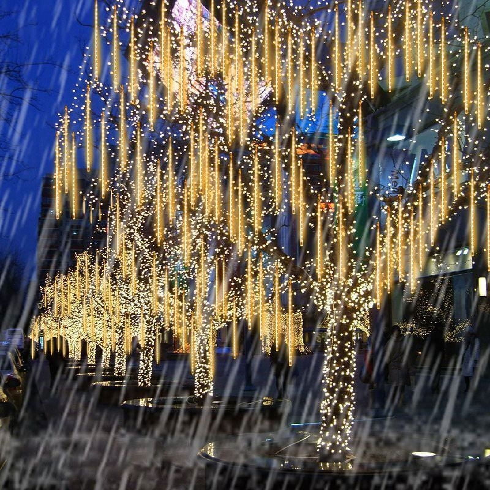 Superb 4/3/2/1 Set Meteor Rain String Lights LED Christmas Lights Decor ...