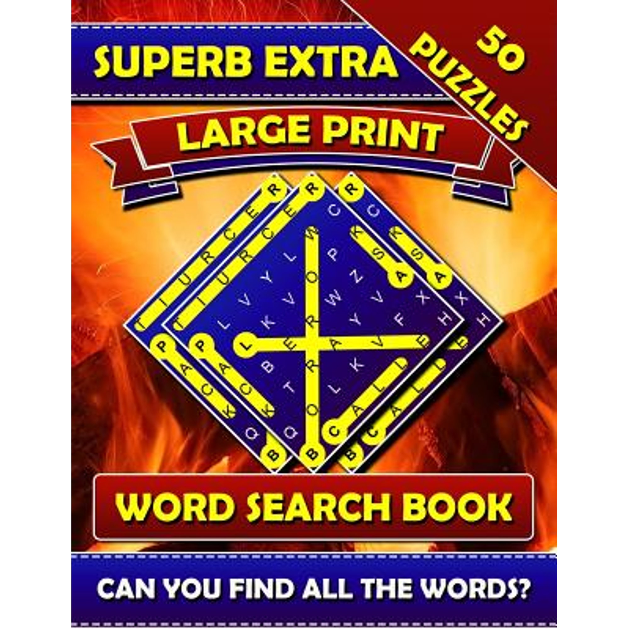 Pre-Owned Superb Extra Large Print Word Search Books: Big Font Books ...