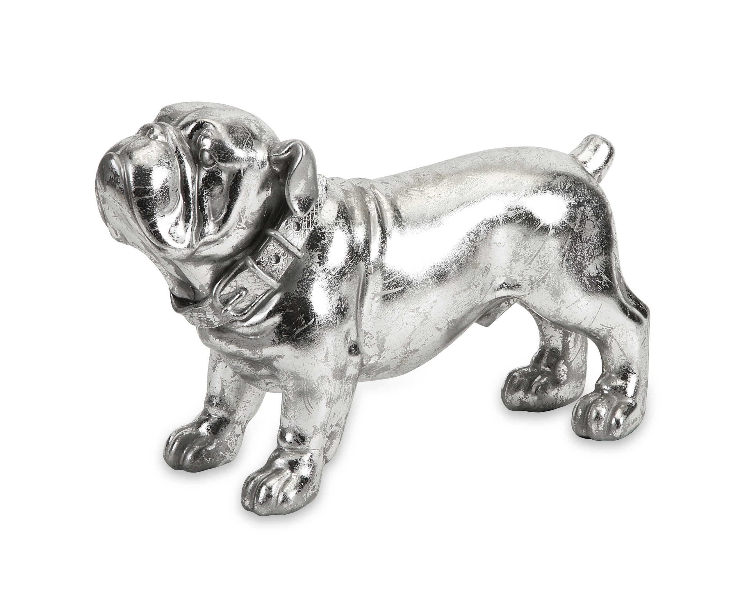 Superb Maximus Stick Silver Dog Statue - Walmart.com