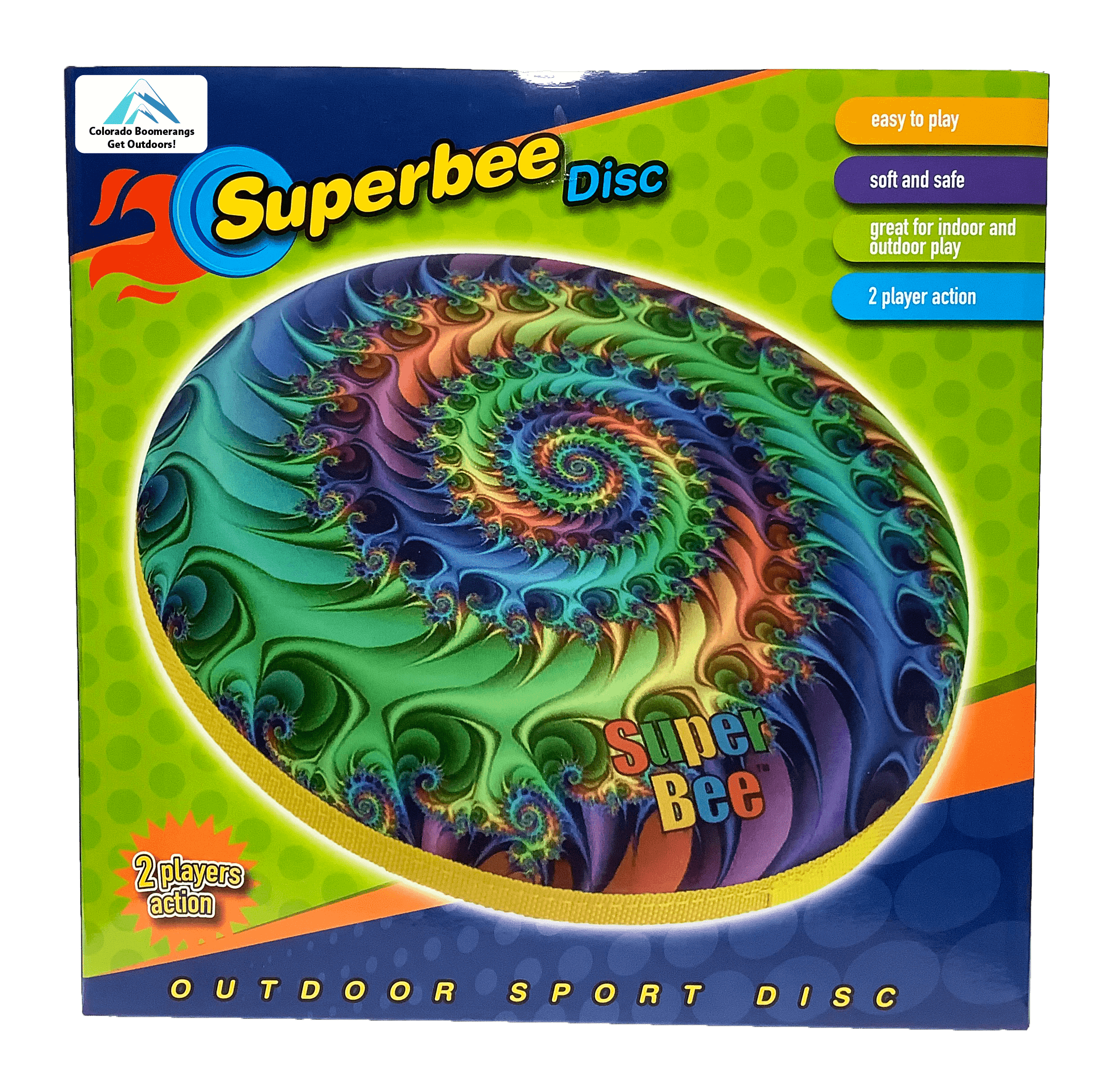 Superbee Frisbee Flying Disc - A superb, colorful Frisbee which is ...