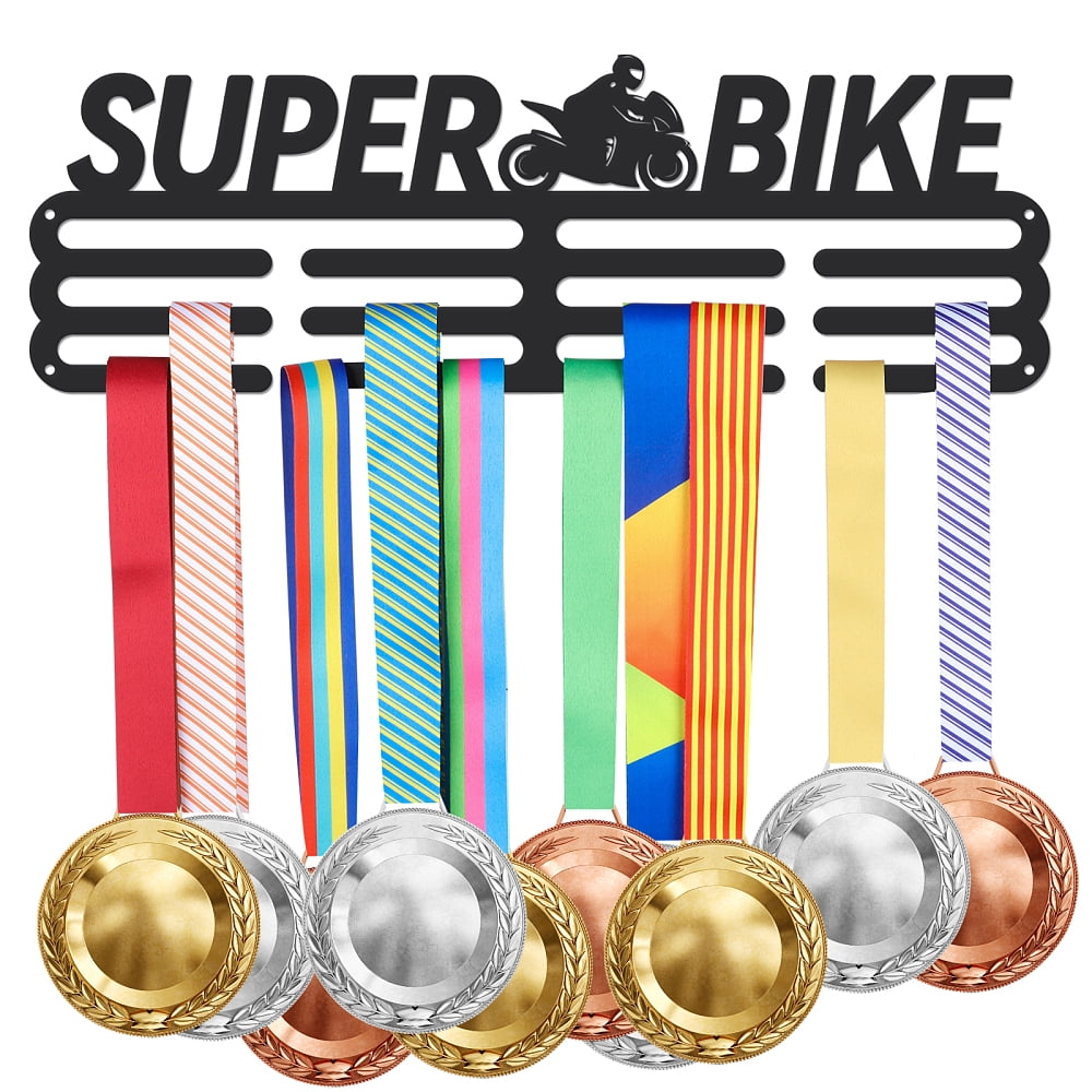 Superbike Medal Hanger Motorcycles Medal Holder with 12 Lines Sturdy ...