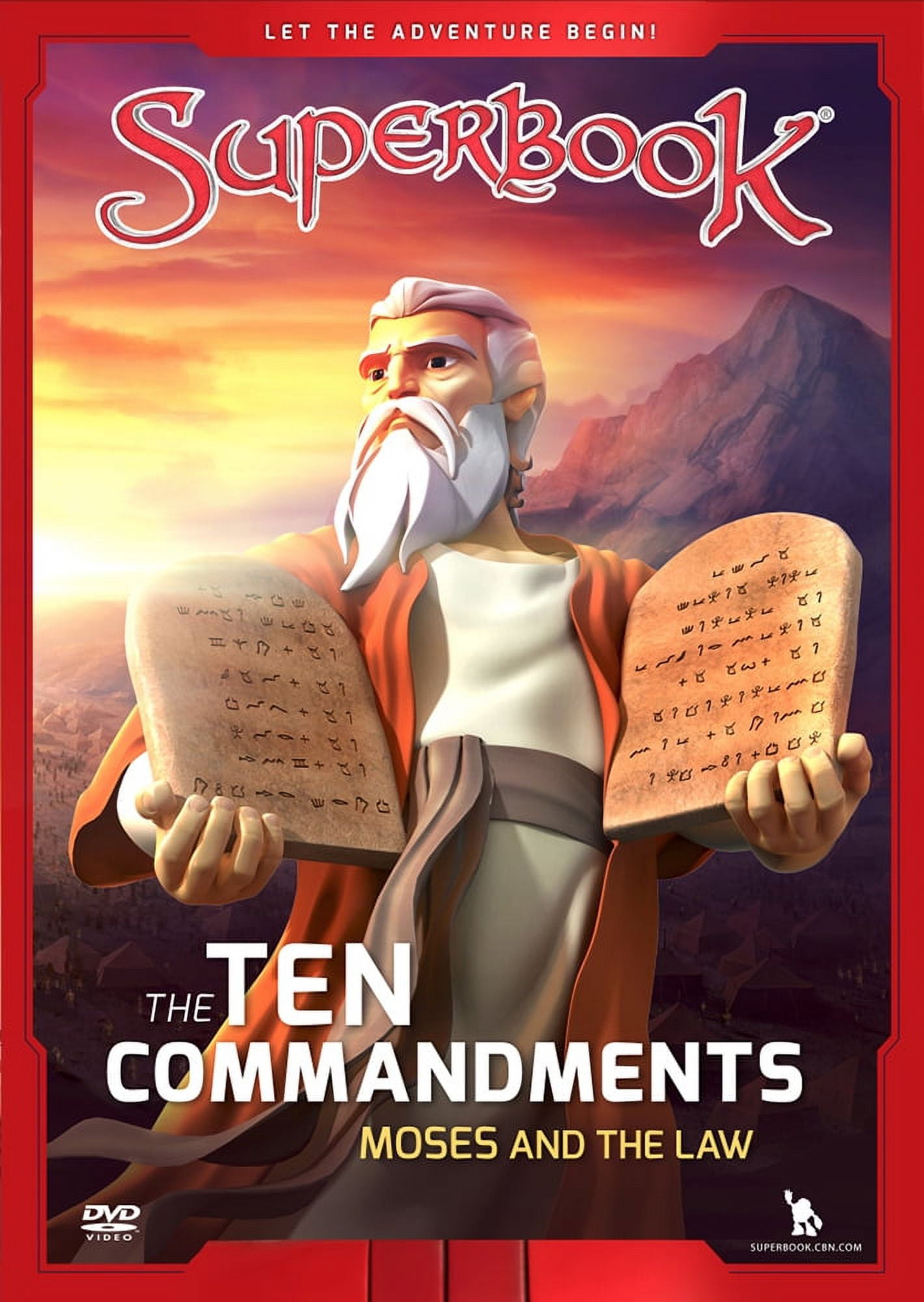Superbook: The Ten Commandments : Moses and the Law (Series #5) (DVD ...