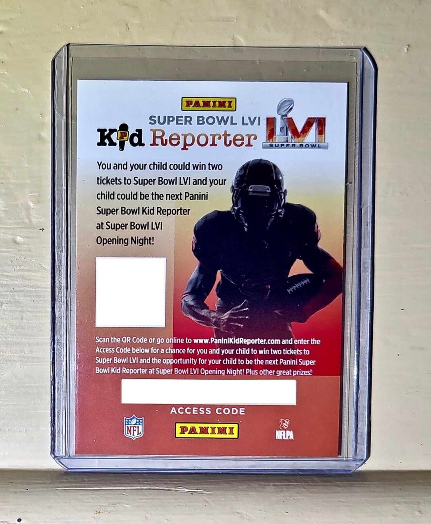 Collectible Superbowl LVI Kid Reporter 2021 Panini Special Collectors ...