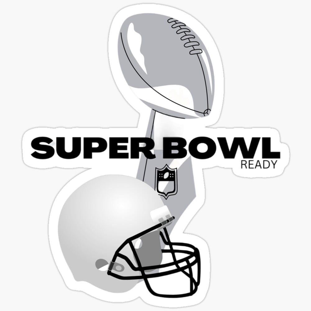 Superbowl Ready Sticker Baseball Sticker, Football Sticker, Basketball ...